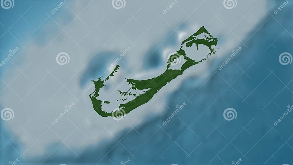 Isla Gran Bermuda. Bermuda. Physical Stock Illustration - Illustration ...