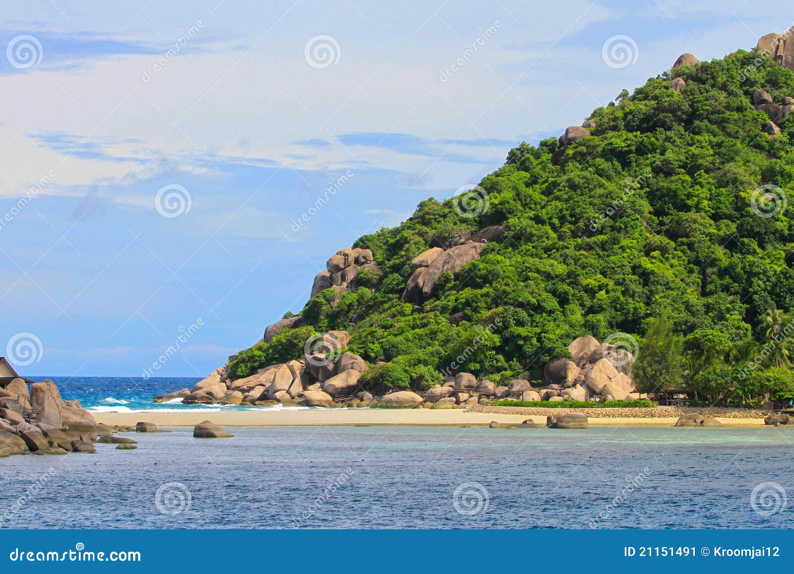 Isla hermosa imagen de archivo. Imagen de palma, mirando - 21151491