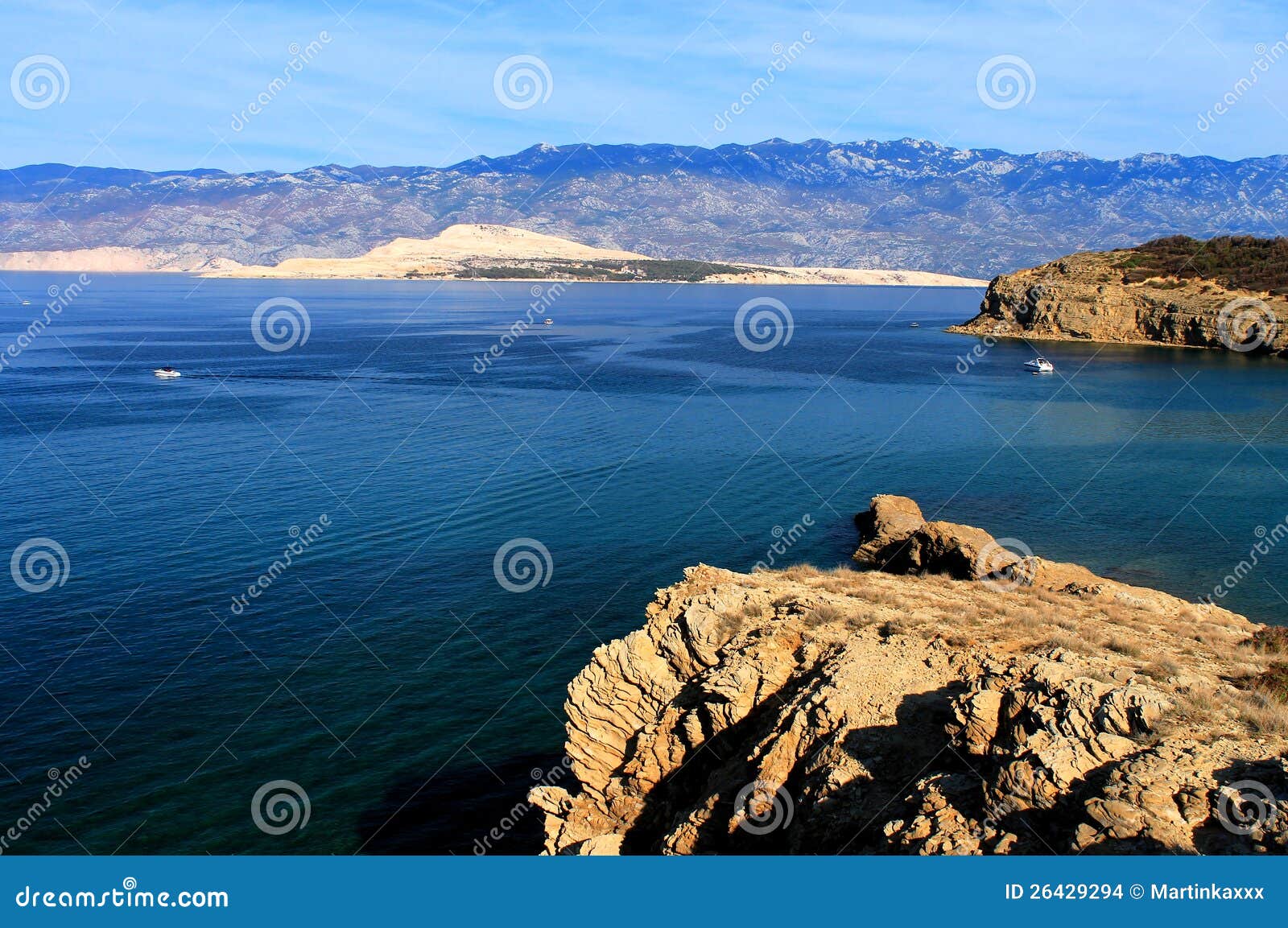 Isla Hermosa Croatia De Rab Foto de archivo - Imagen de vacaciones ...