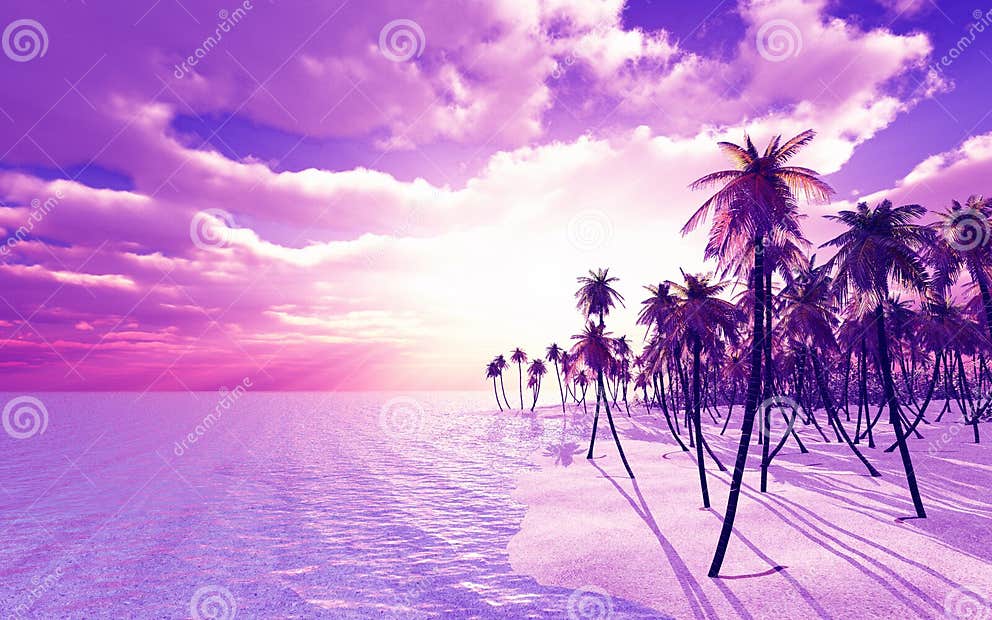 Isla ideal stock de ilustración. Ilustración de extracto - 5684239