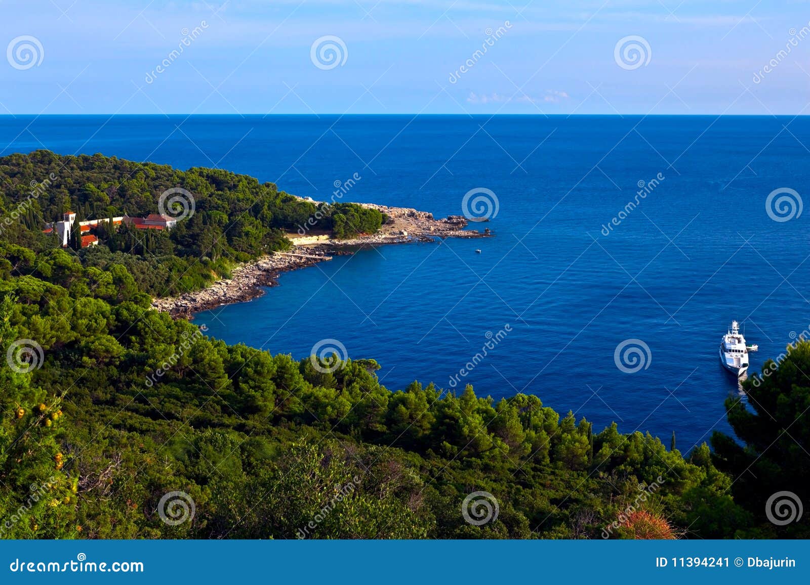 Isla Lokrum imagen de archivo. Imagen de dubrovnik, herencia - 11394241
