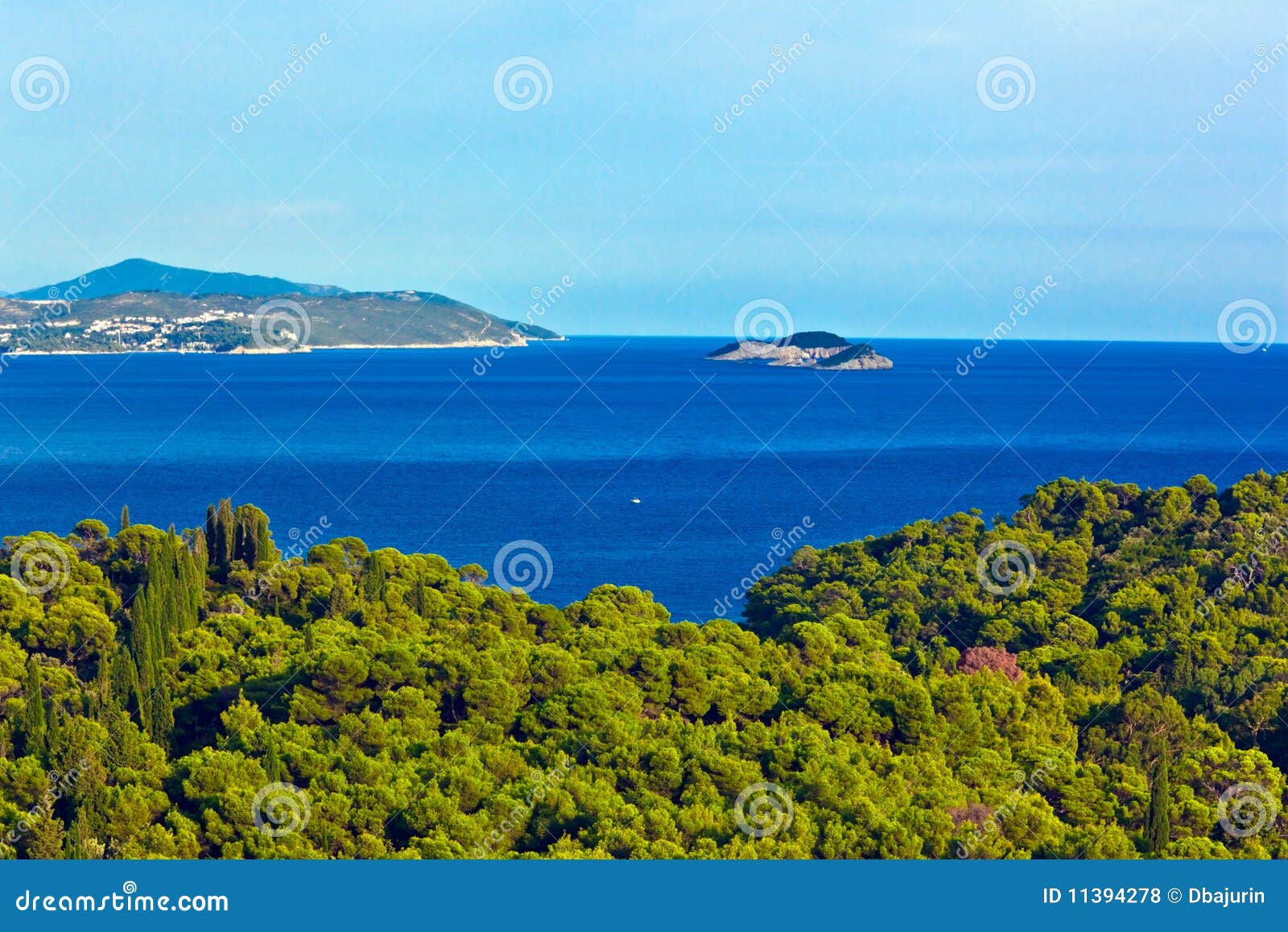 Isla Lokrum foto de archivo. Imagen de recorrido, herencia - 11394278