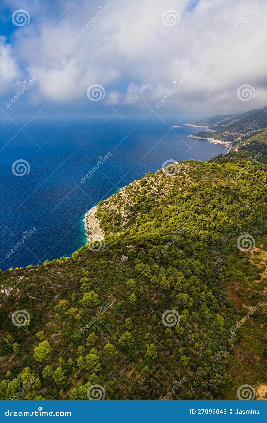 Isla Mljet imagen de archivo. Imagen de apacible, isla - 27099043