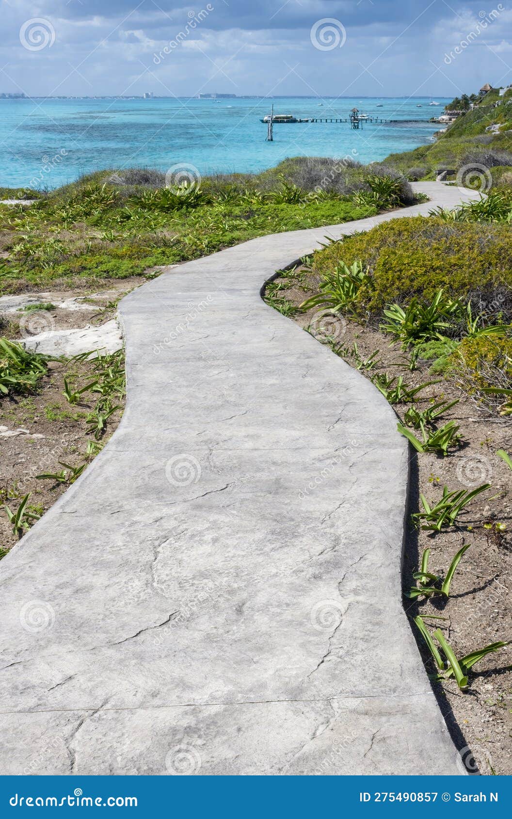 Isla Mujeres Punta Sur stock image. Image of water, relax - 275490857