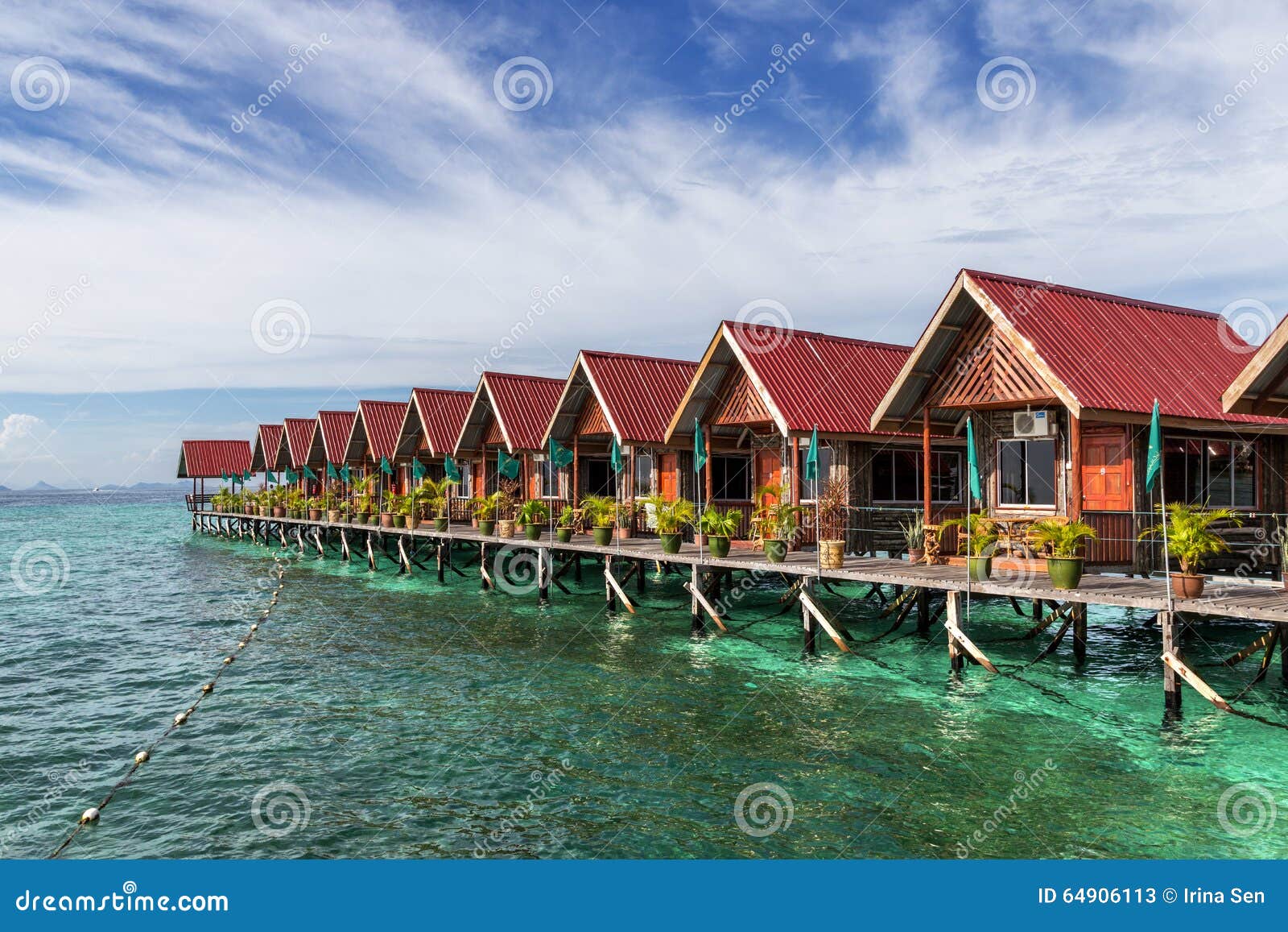Isla Tradicional De Mabul De Las Casas De Planta Baja Imagen de archivo ...