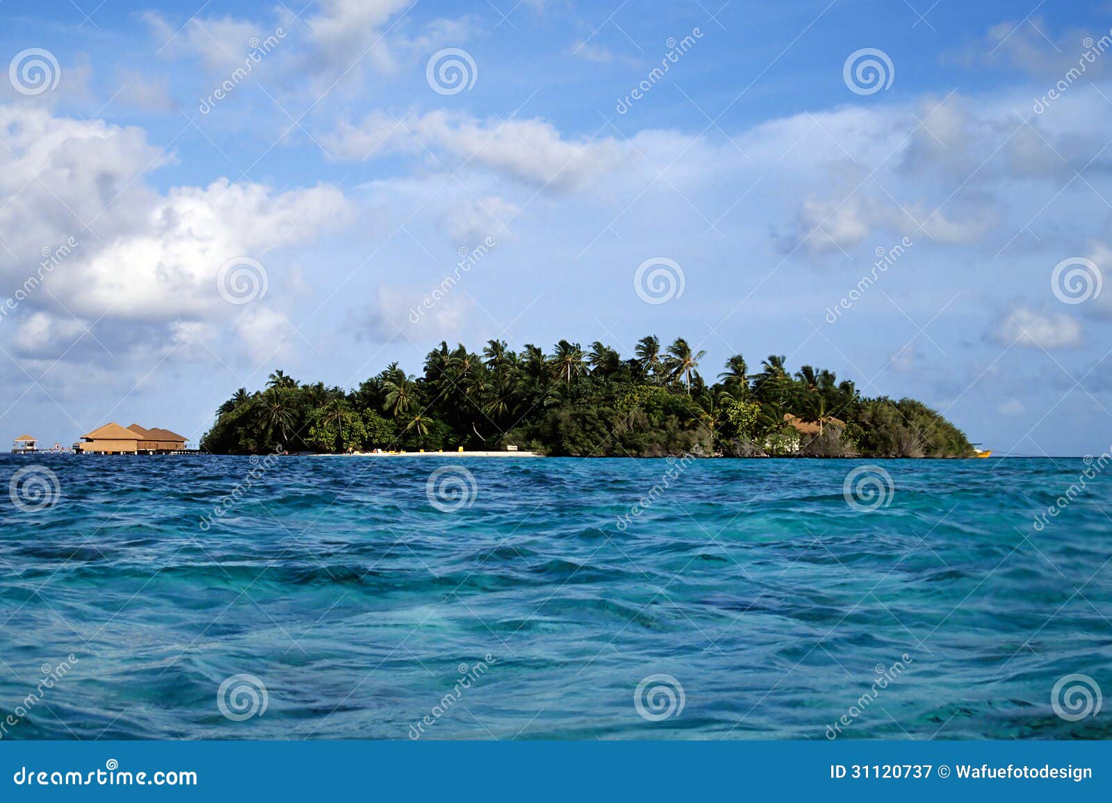 Isla tropical imagen de archivo. Imagen de asia, coco - 31120737