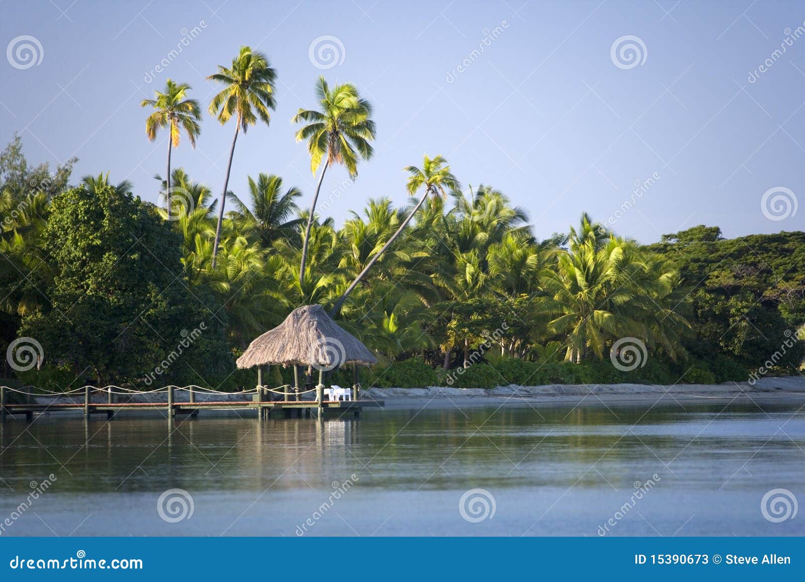 Isla Tropical En El South Pacific Imagen de archivo - Imagen de turismo ...