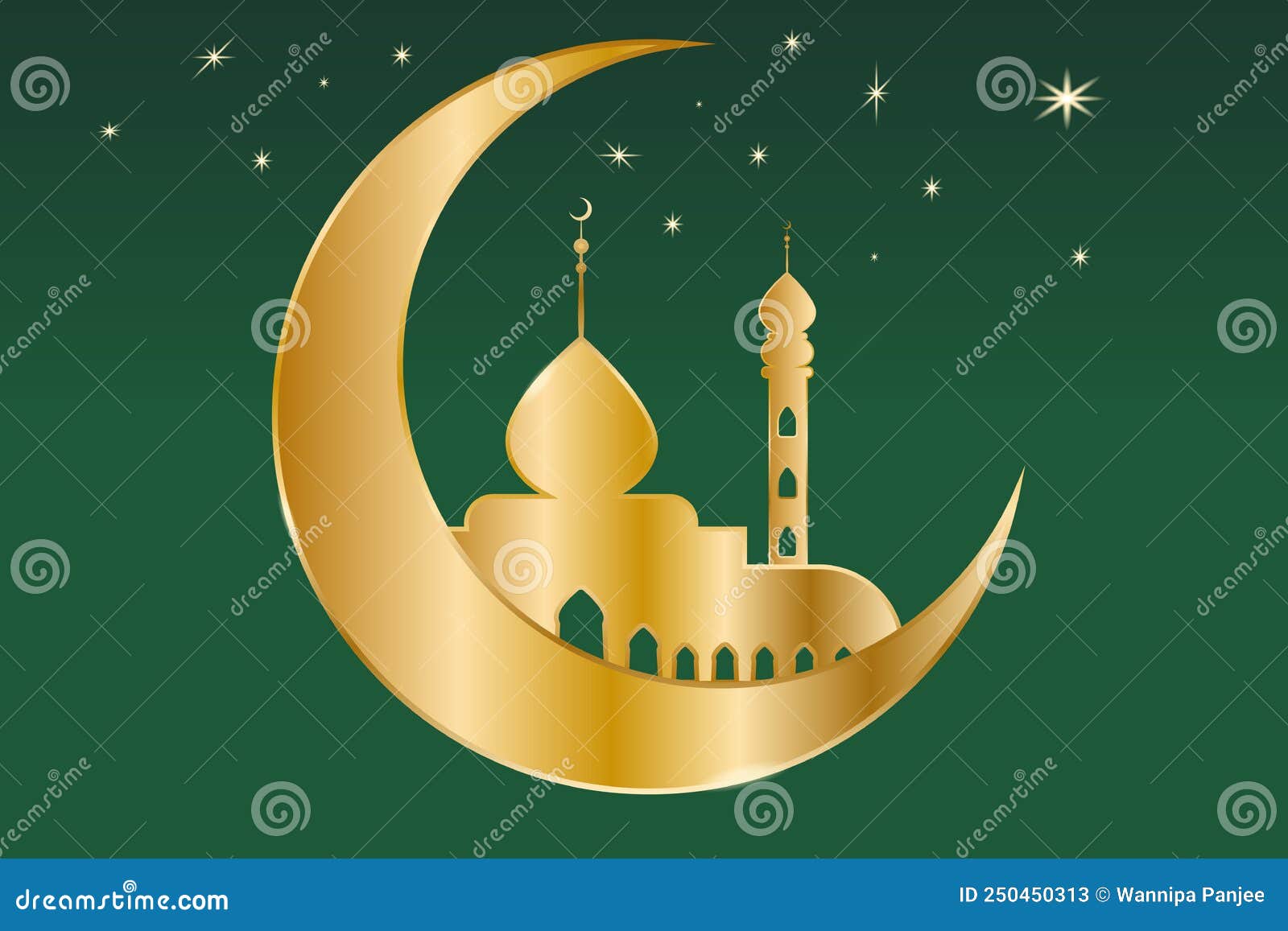 Islam Logo stock illustration. Illustration of drawing - 250450313