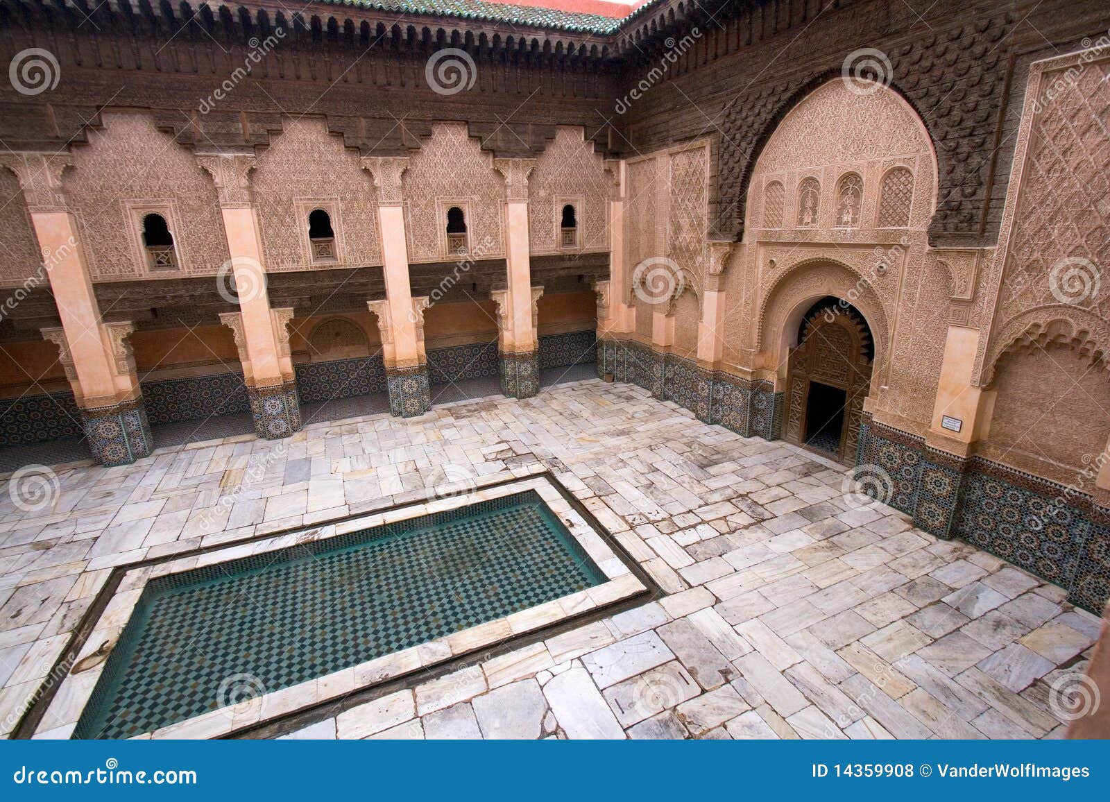 Islam Mosque Morocco stock photo. Image of moorish, college - 14359908