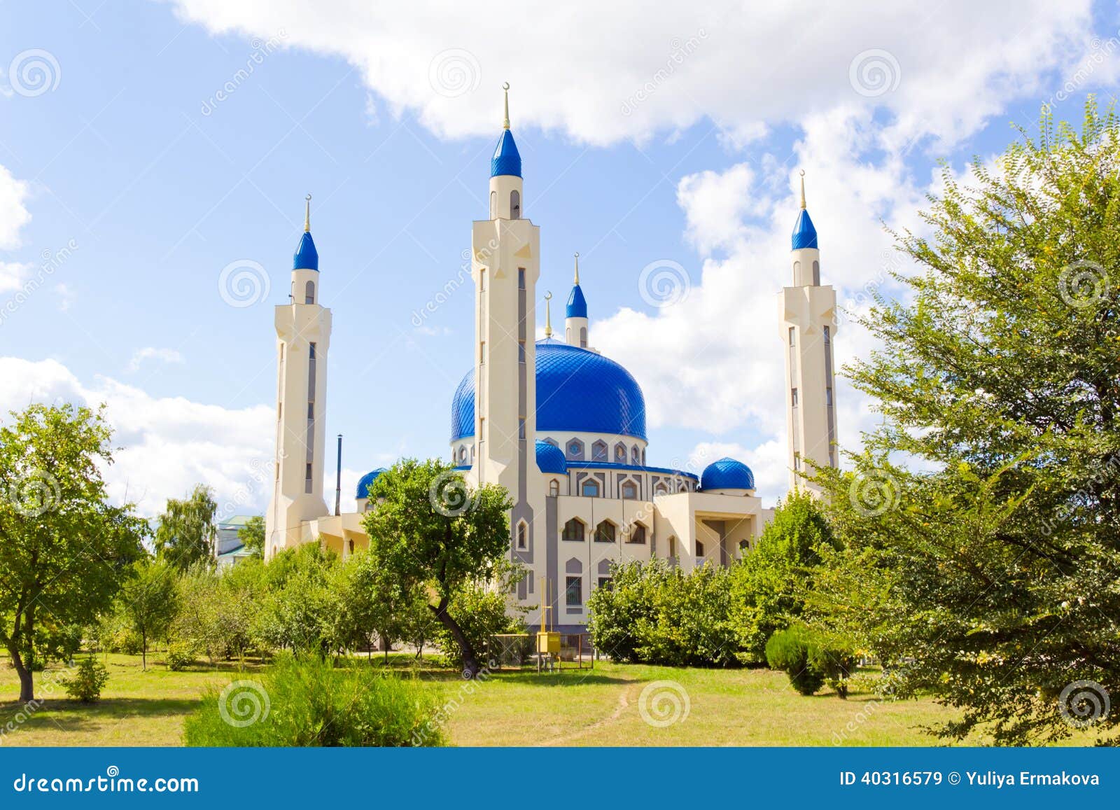 Islam Mosque of South Russia Stock Image - Image of architecture ...