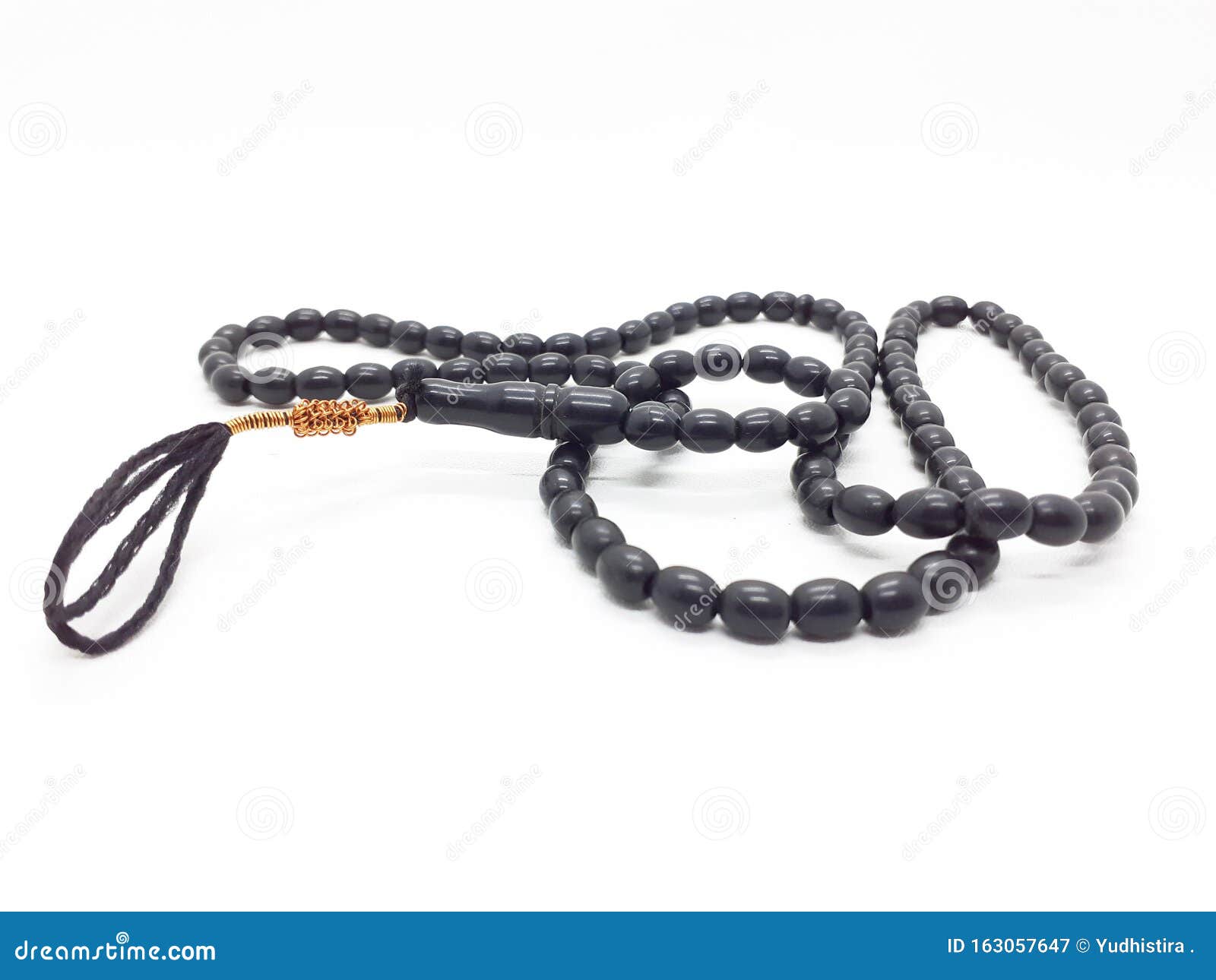 Islam Religious Praying Beads Rope in White Isolated Background 06 ...