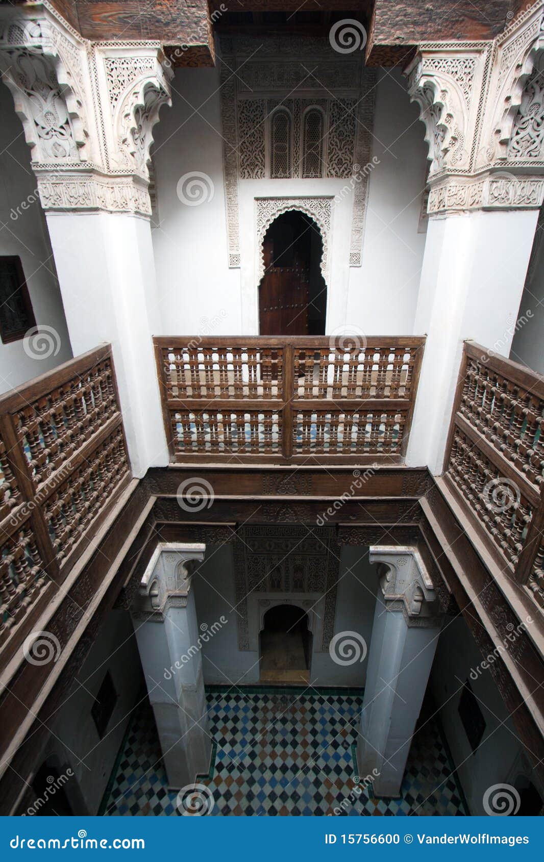 Islam School Marrakech Morocco Stock Photo - Image of college, morocco ...