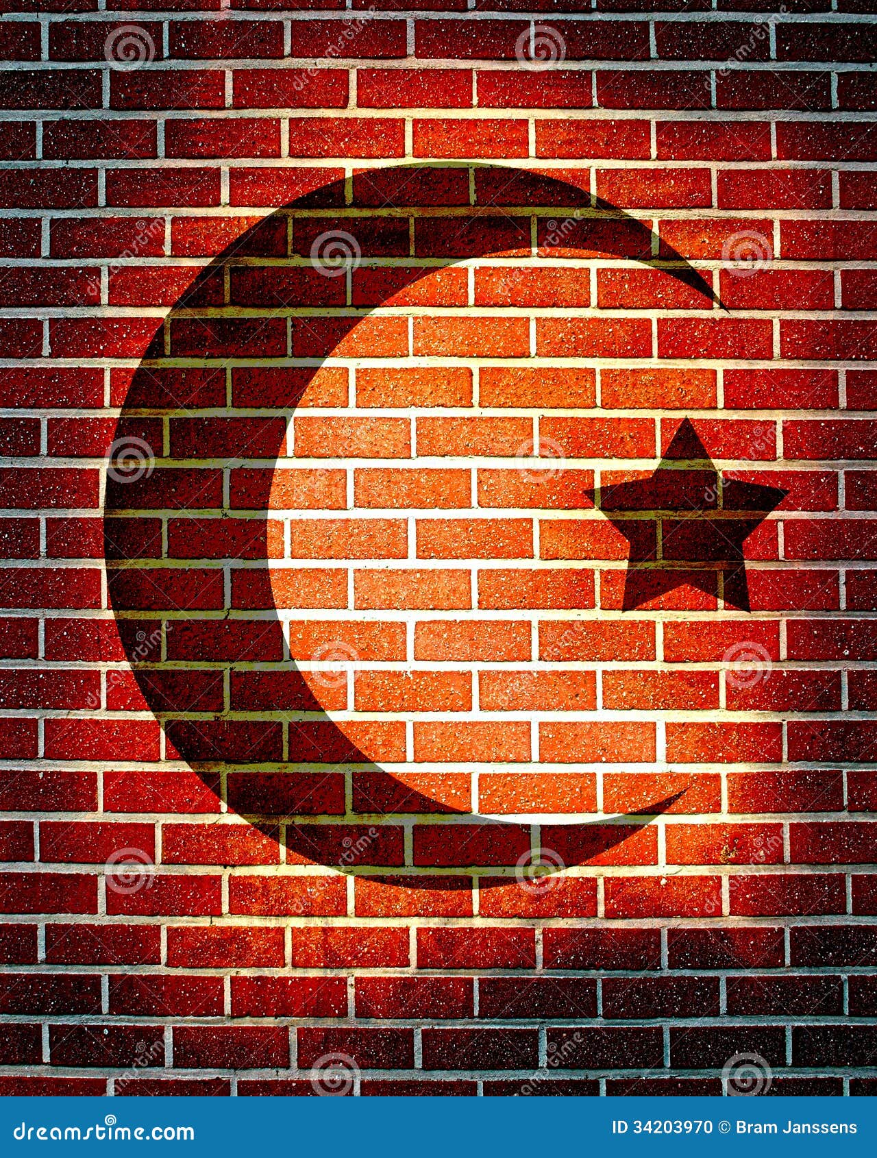 Islam sign stock illustration. Illustration of building - 34203970