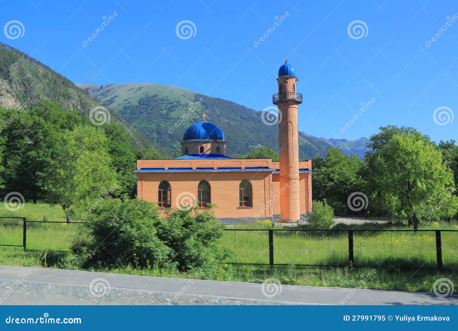 Islam Temple of the South Russia Stock Image - Image of style, park ...