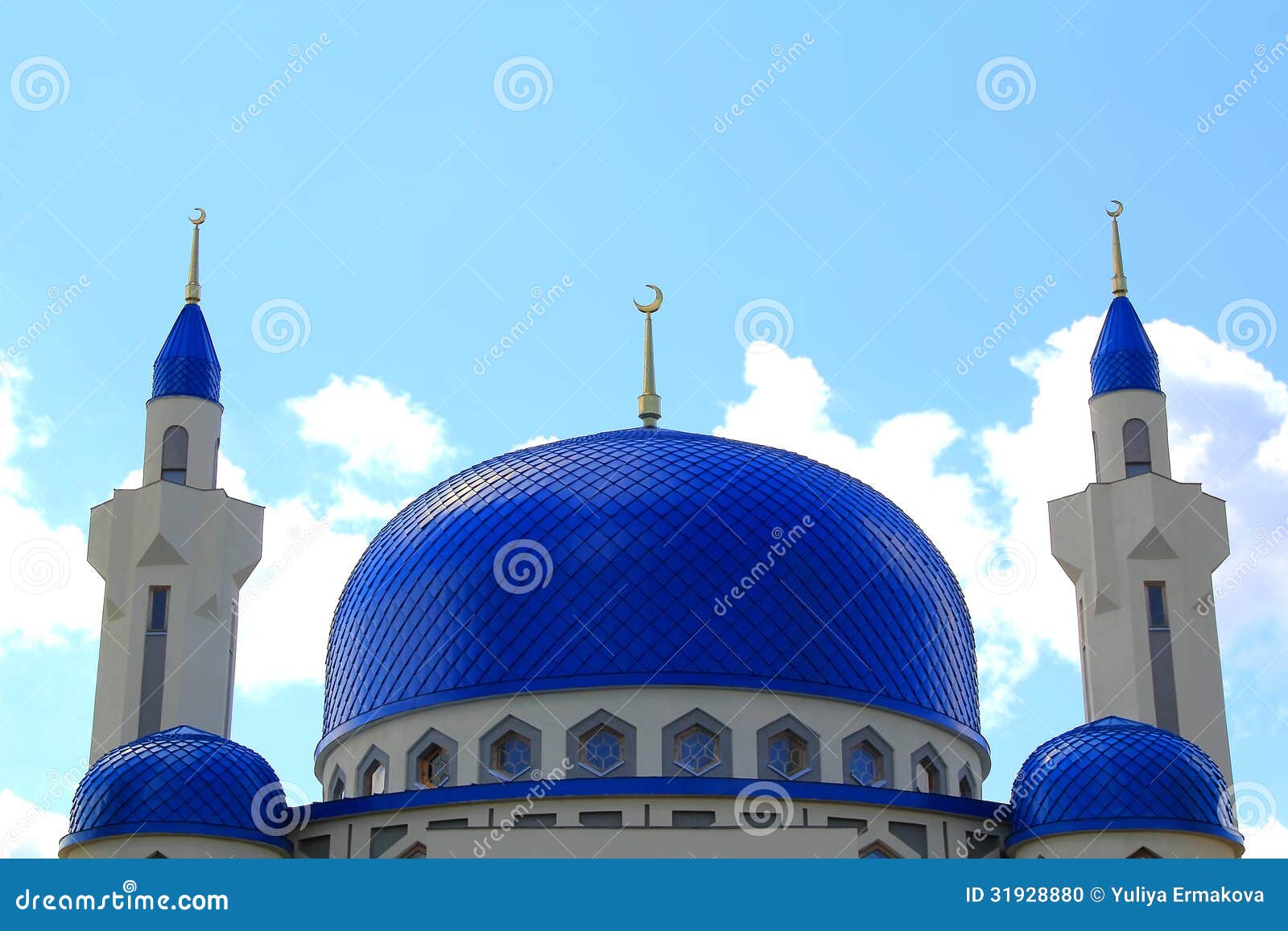 Islam Temple of the South Russia Stock Photo - Image of religion ...