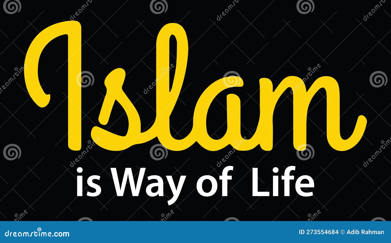 Islam is way of life. stock vector. Illustration of haram - 273554684