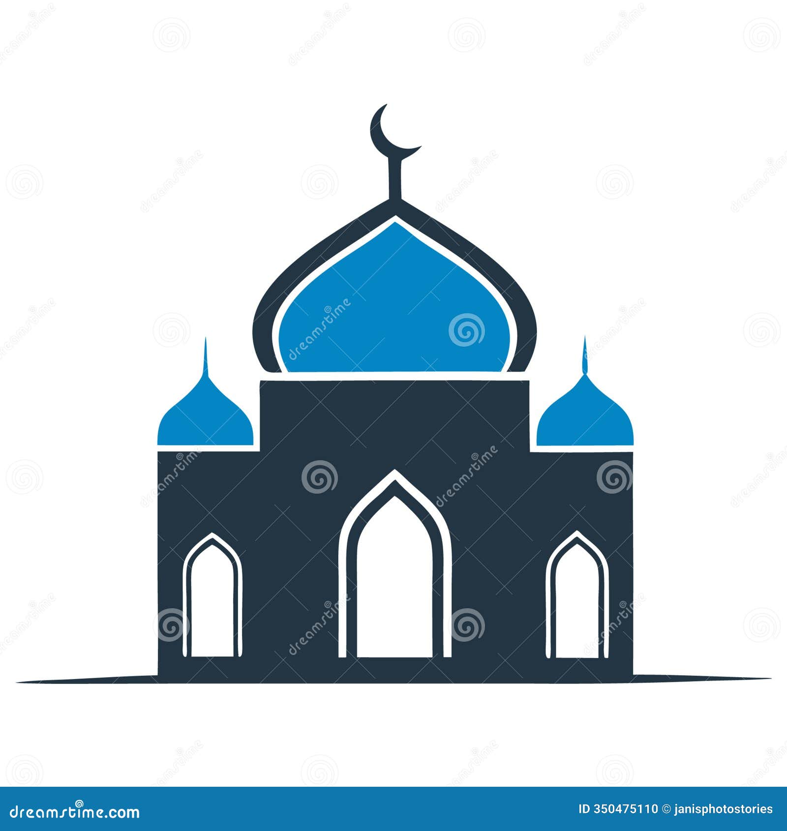 Minimalist Mosque Icon Vector, Editable And Scalable Masjid Logo ...