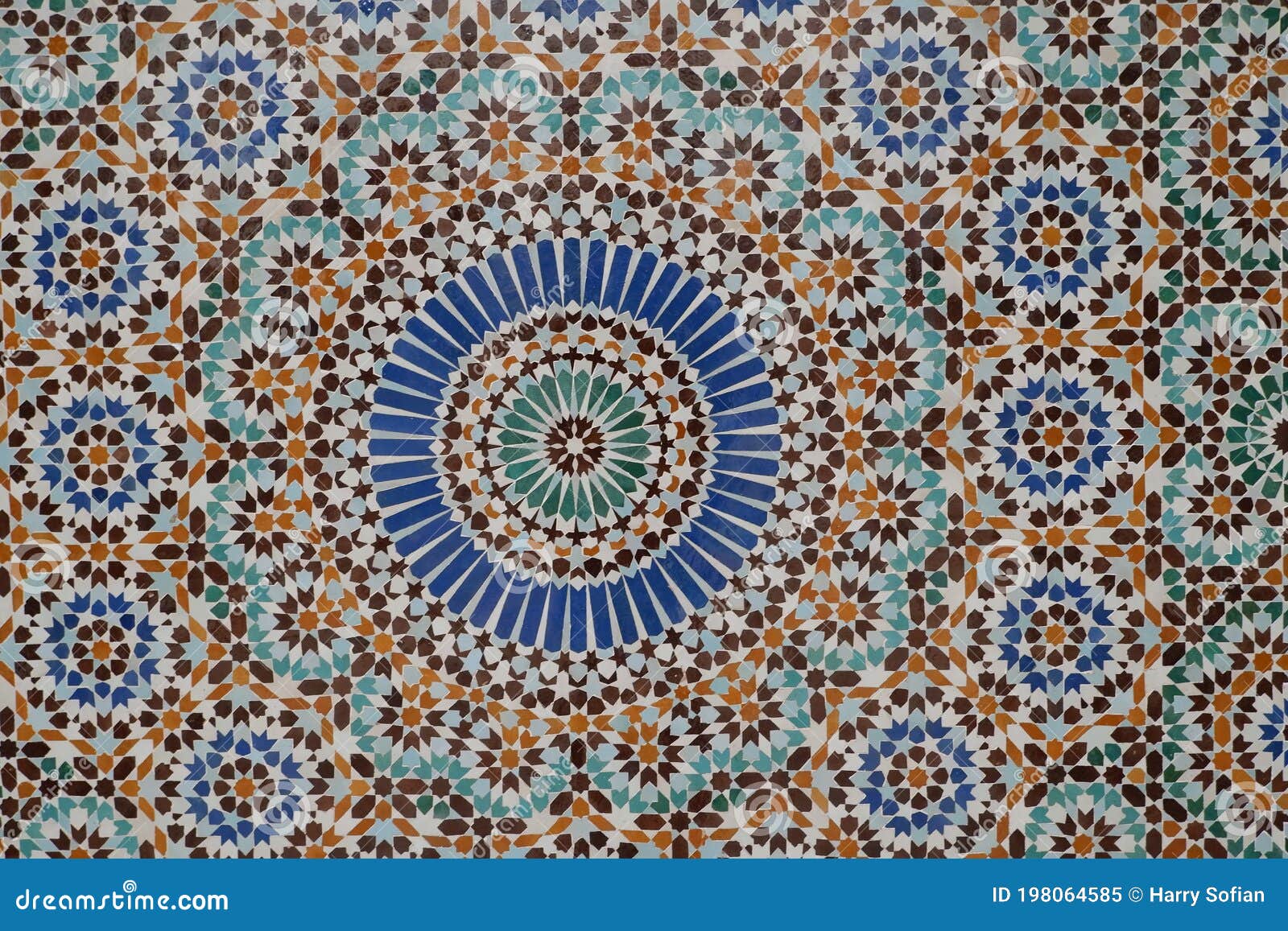 Islamic Abstract in mosque stock image. Image of blue - 198064585