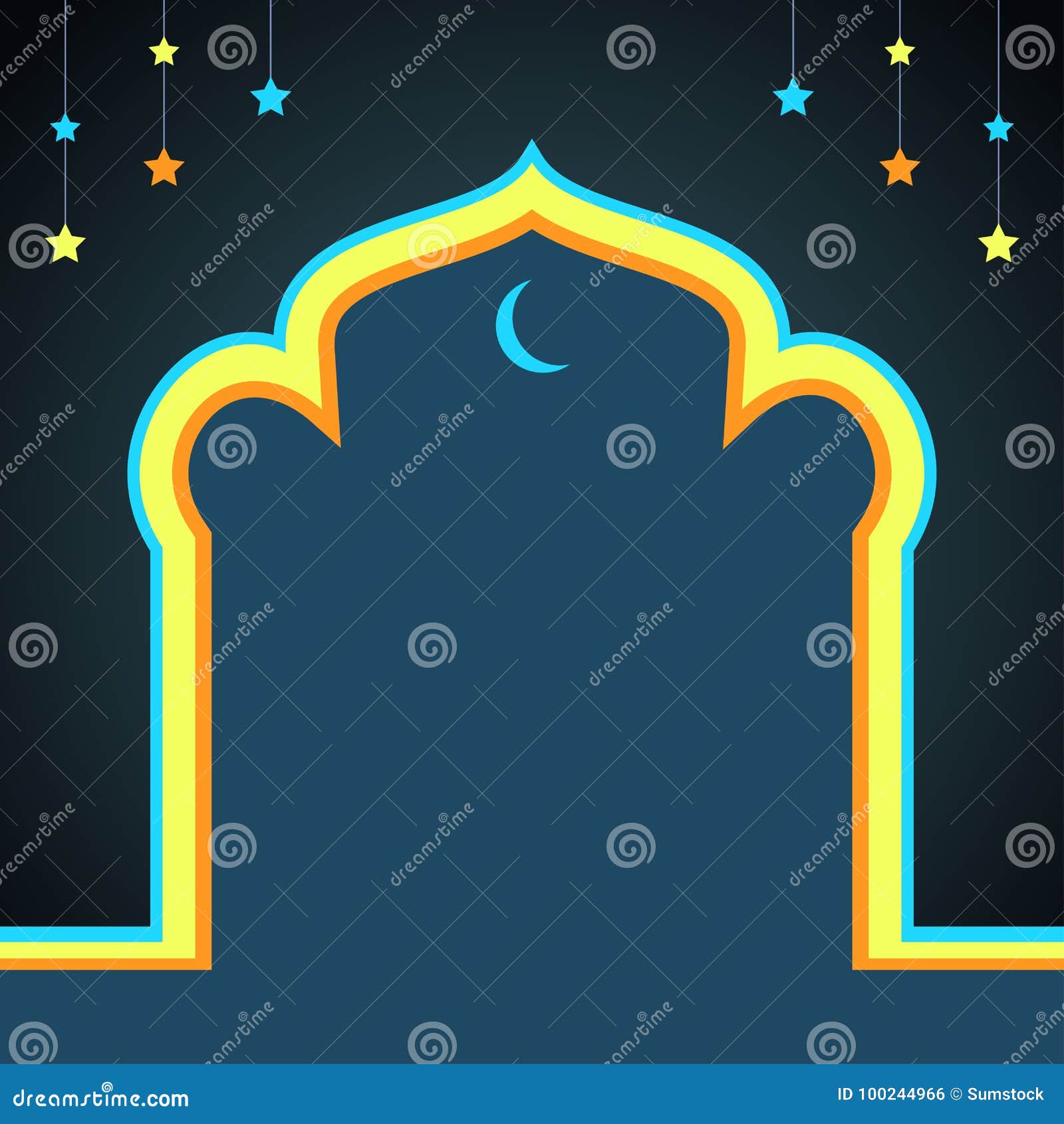 Islamic Art Arch Vector Illustration | CartoonDealer.com #30370430