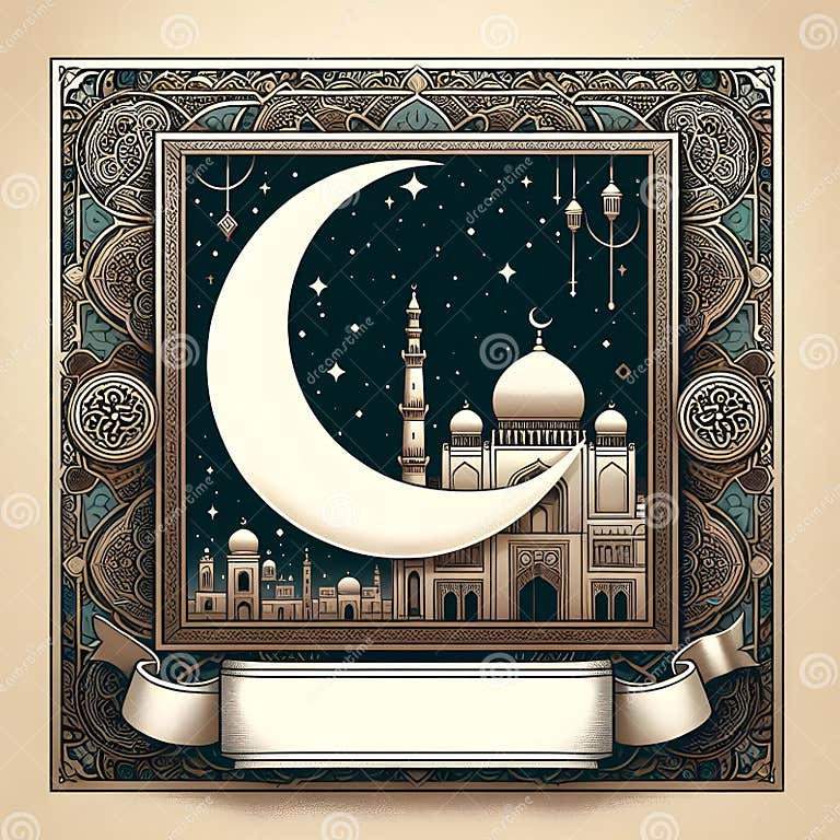 Islamic Architectural and Pattern Overlay Compositions. Stock ...