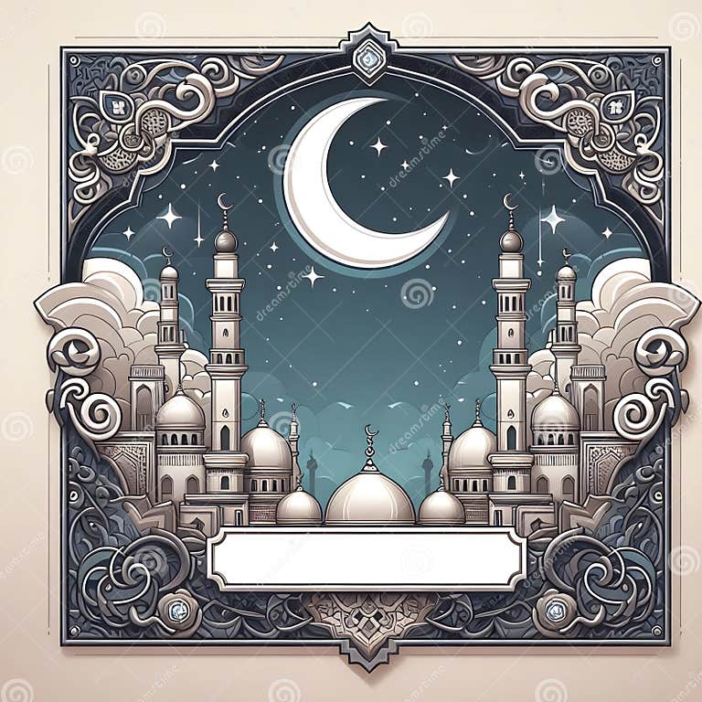 Islamic Architectural and Pattern Overlay Compositions. Stock ...