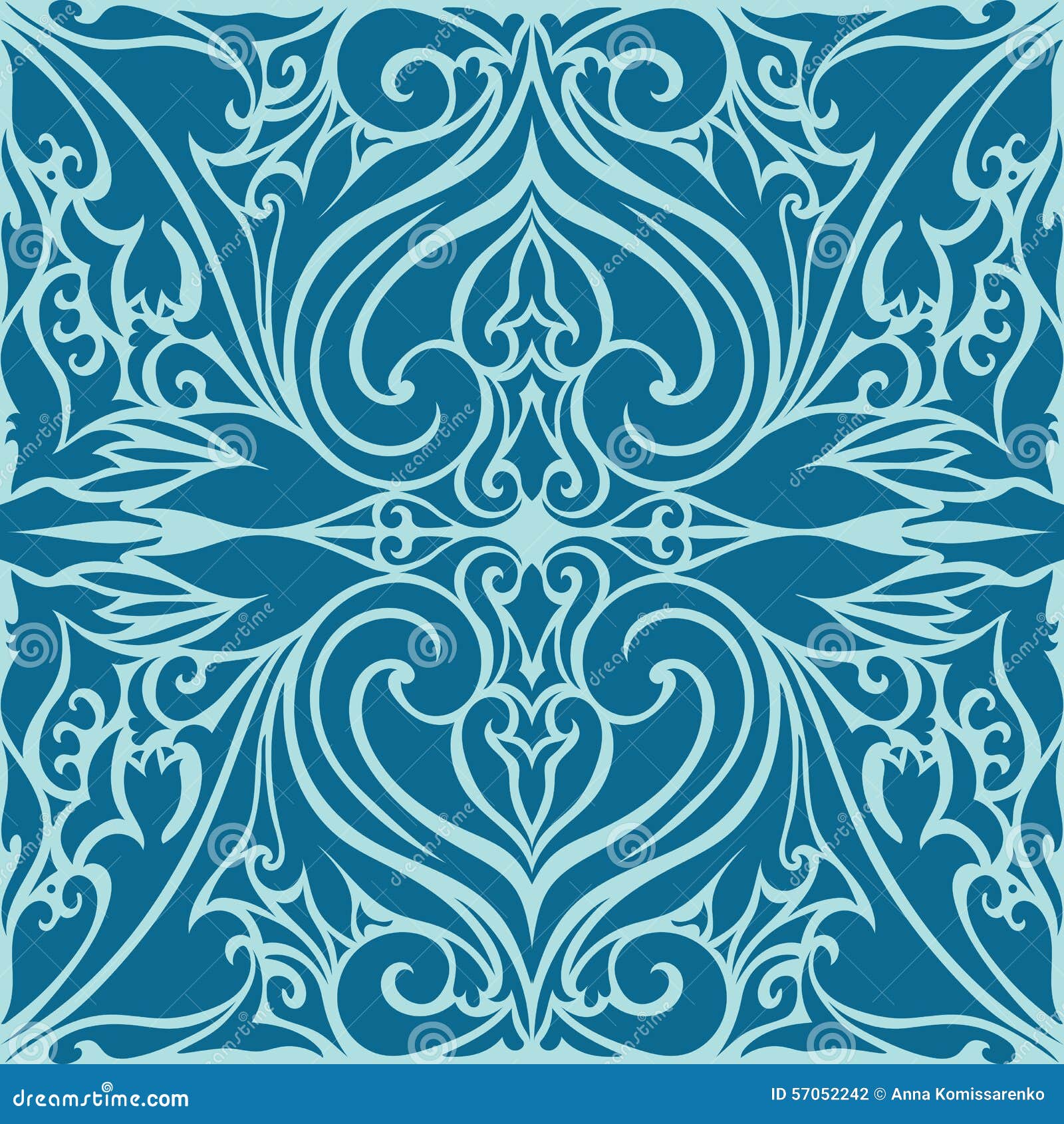 Islamic Art Ornaments Pattern Stock Vector - Illustration of round ...