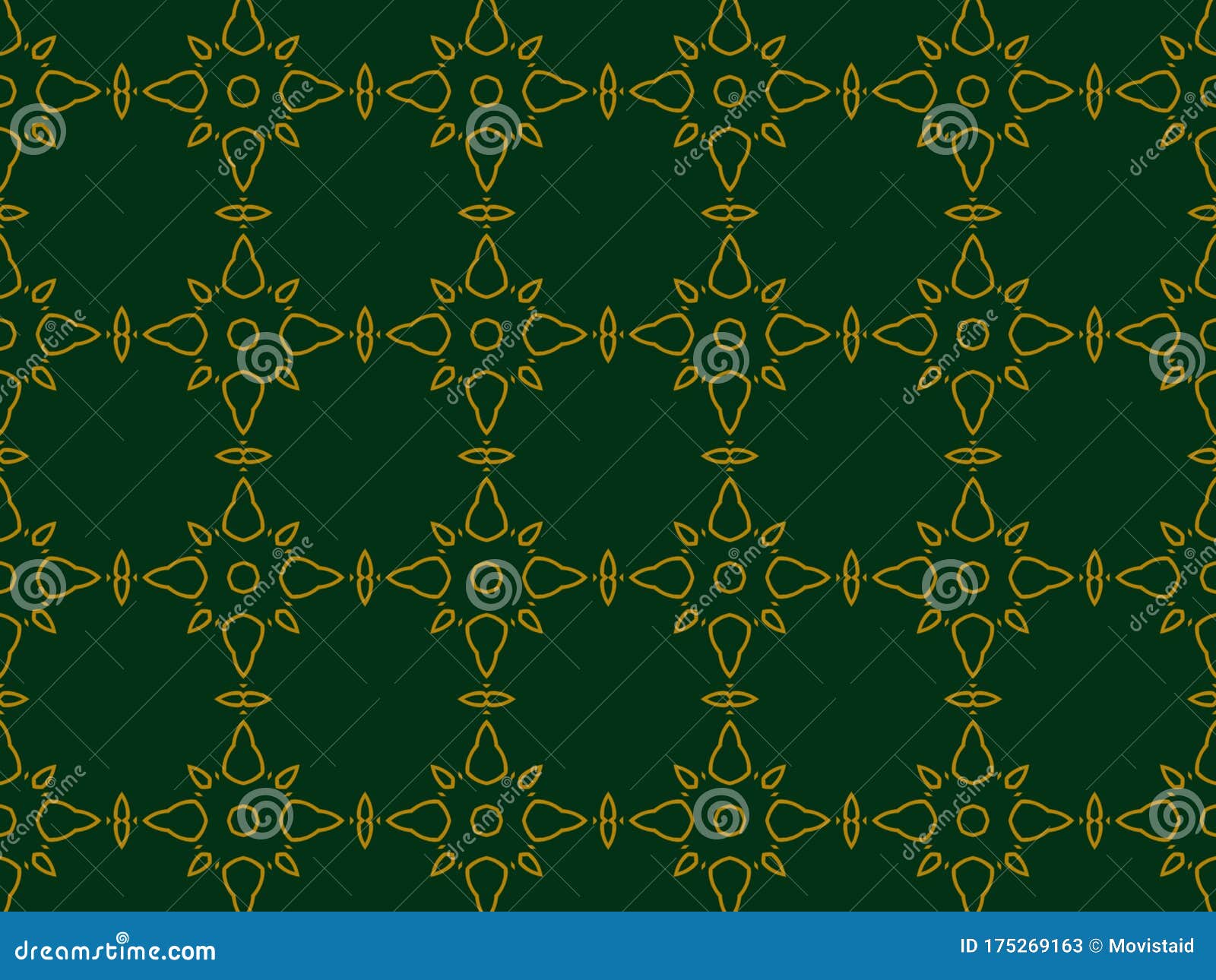 Islamic Art Pattern and Geometric Background Stock Illustration ...