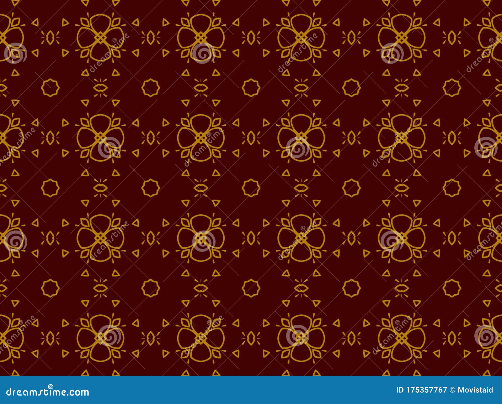 Islamic Art Pattern and Geometric Background Stock Illustration ...