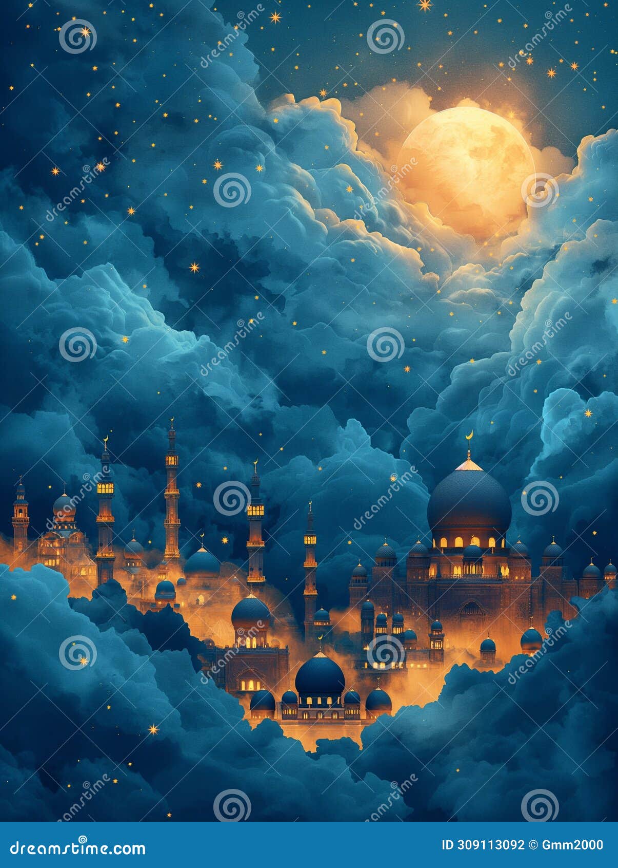 Islamic Background Image, Religion Paper-Cut Art Generative Ai Art ...