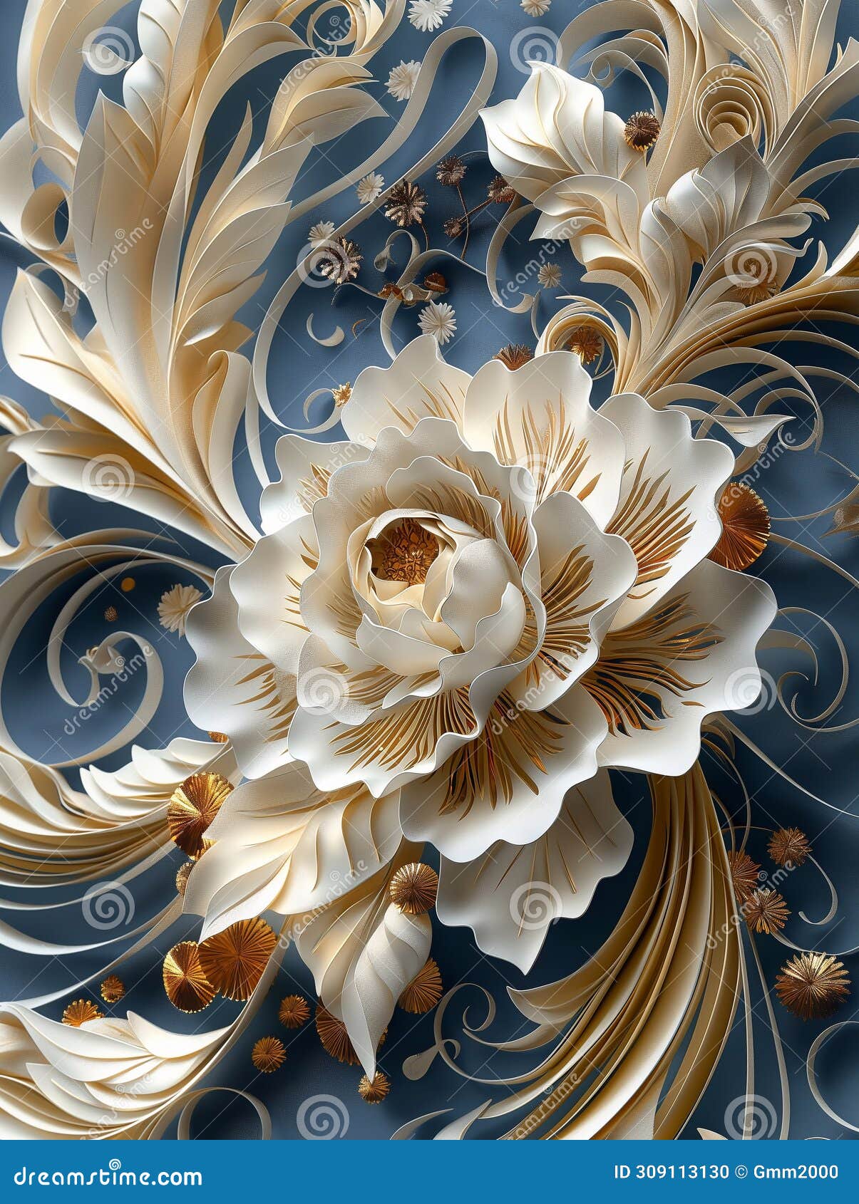 Islamic Background Image, Religion Paper-Cut Art Generative Ai Art ...