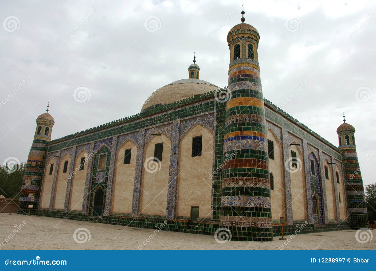 Islamic building stock image. Image of brick, islamic - 12288997