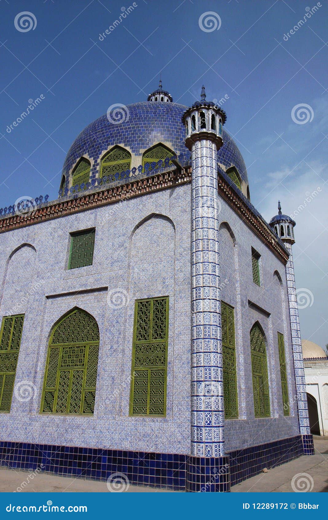 Islamic building stock photo. Image of light, pigeon - 12289172