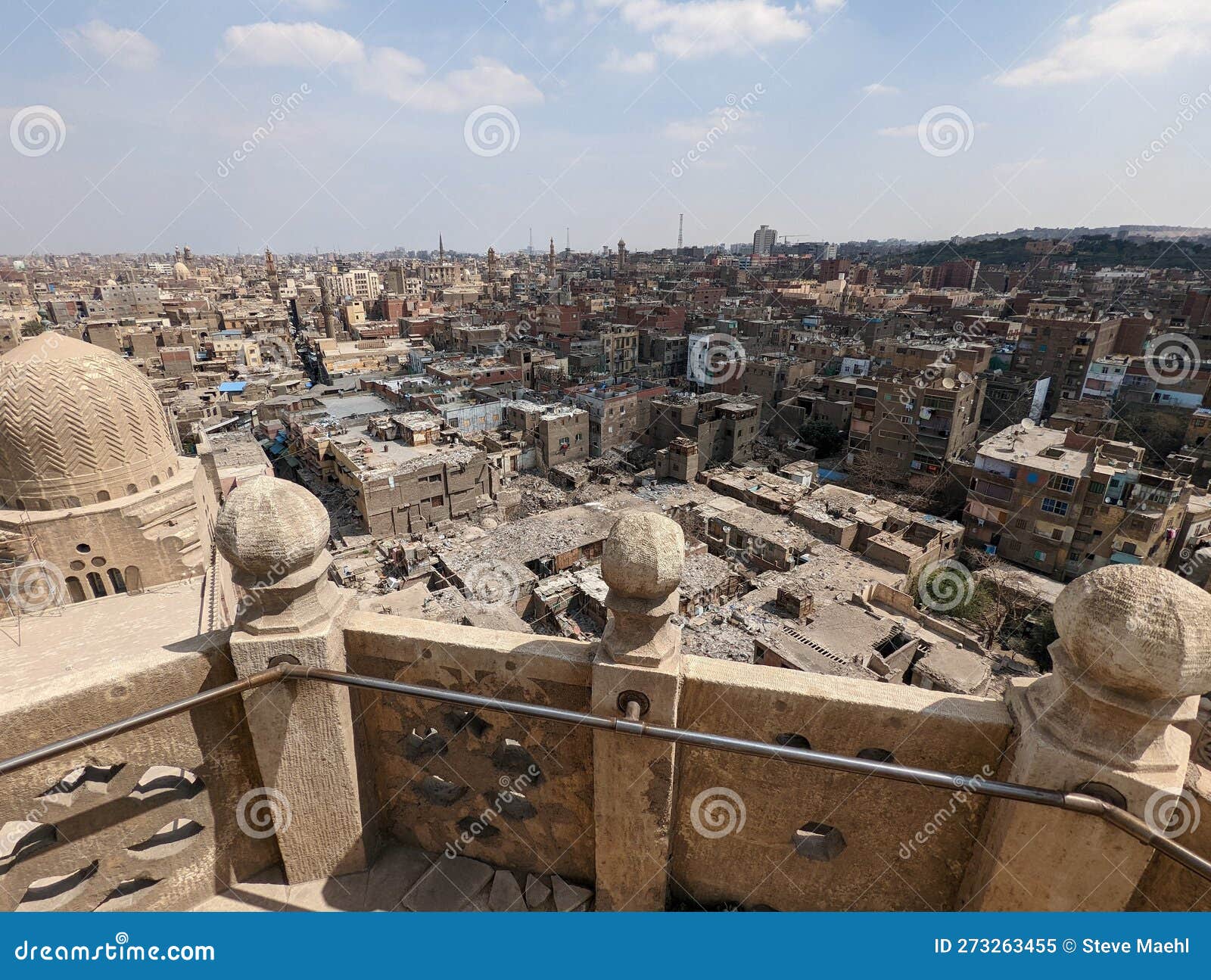 Islamic Cairo stock image. Image of wall, town, building - 273263455