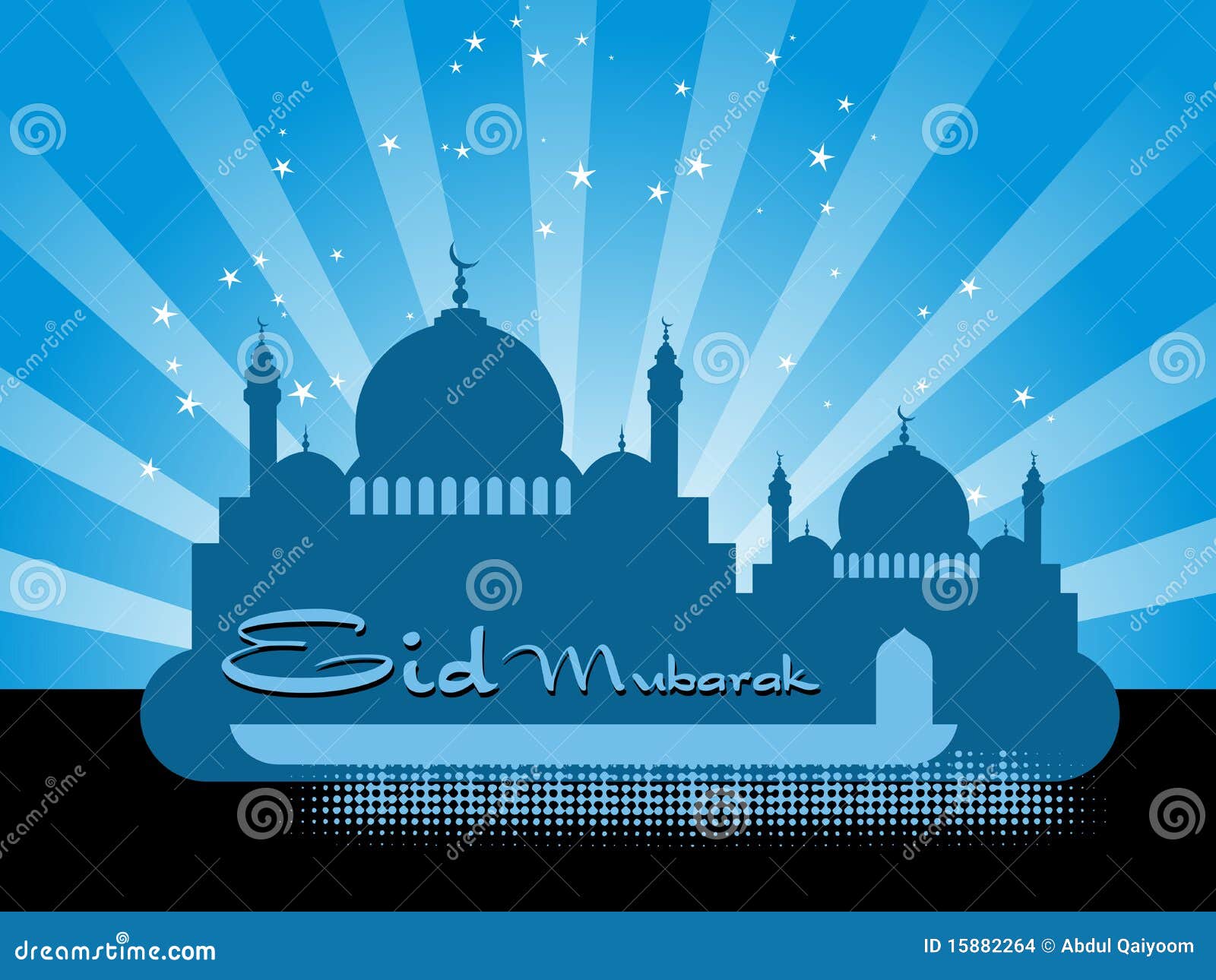 Islamic Celebration Background Stock Illustration - Illustration of ...