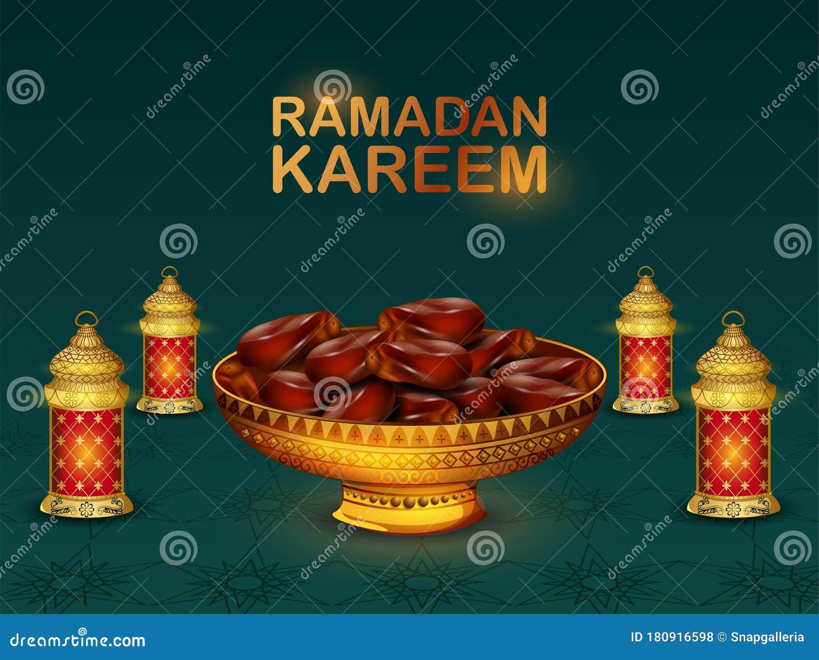 Islamic Celebration Holiday Illustration Stock Photo | CartoonDealer ...