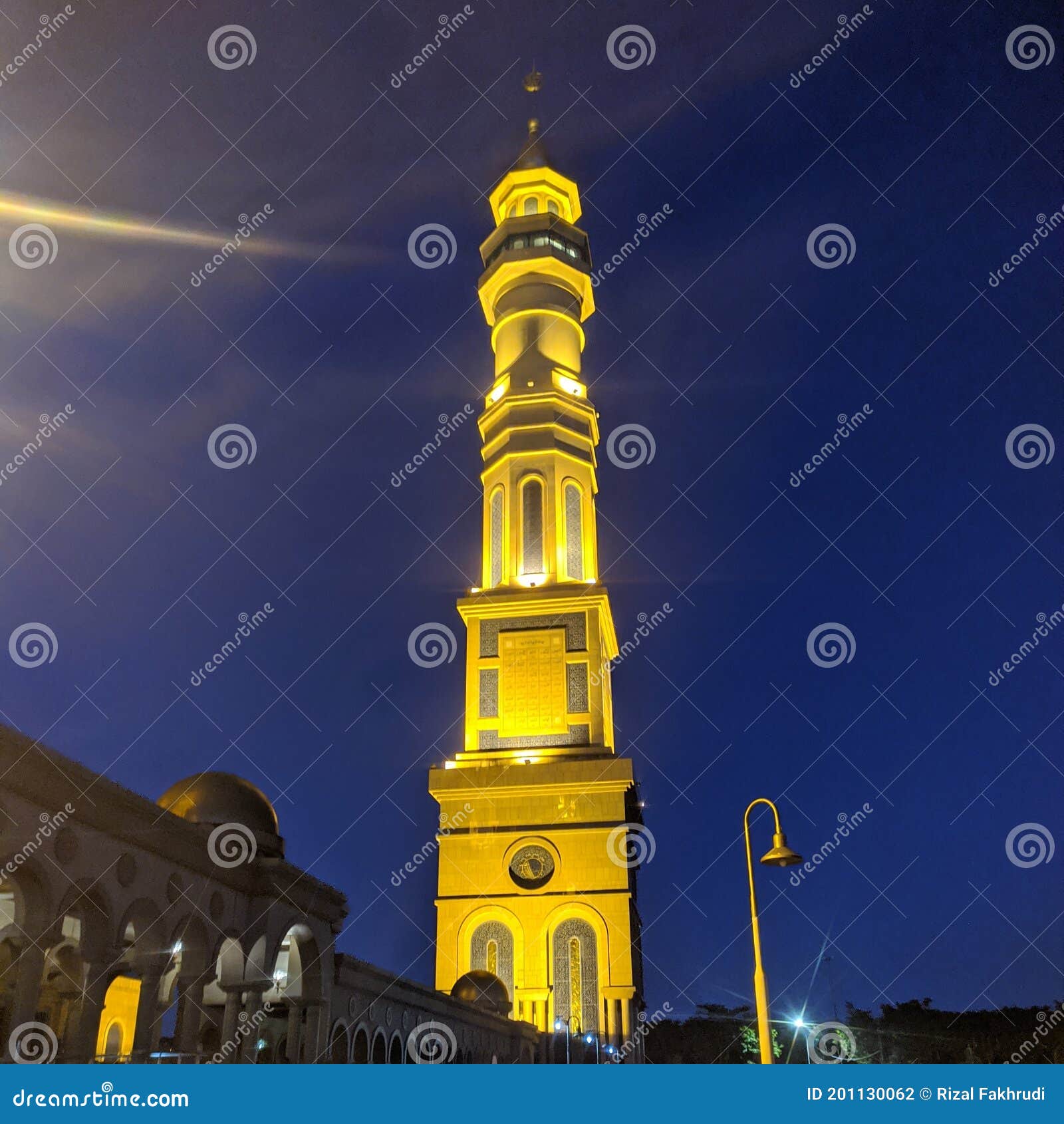 Islamic Center Mosque in Samarinda City Stock Photo - Image of mosque ...