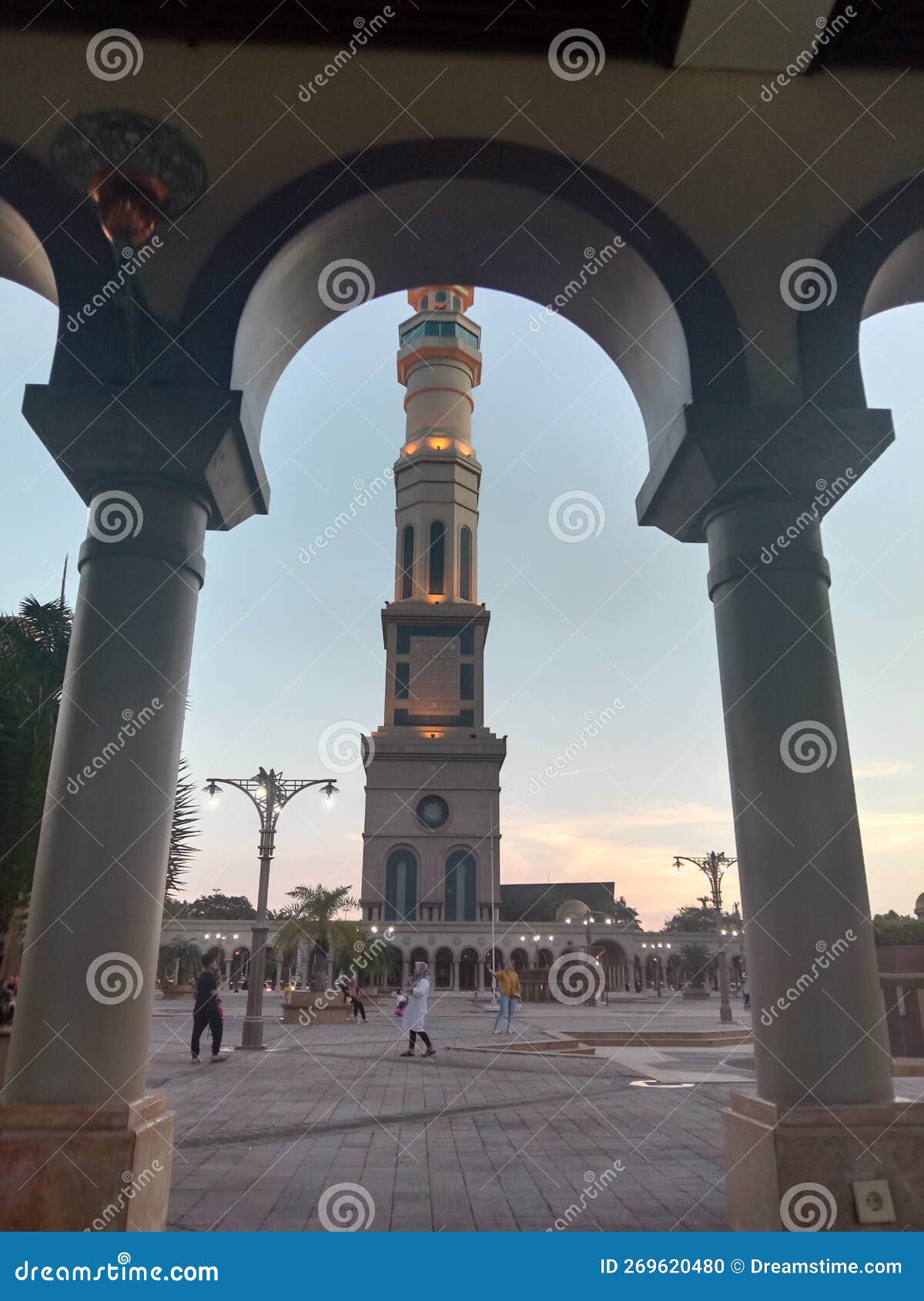 Islamic Center Samarinda the Big Mosque in the Samarinda City Editorial ...