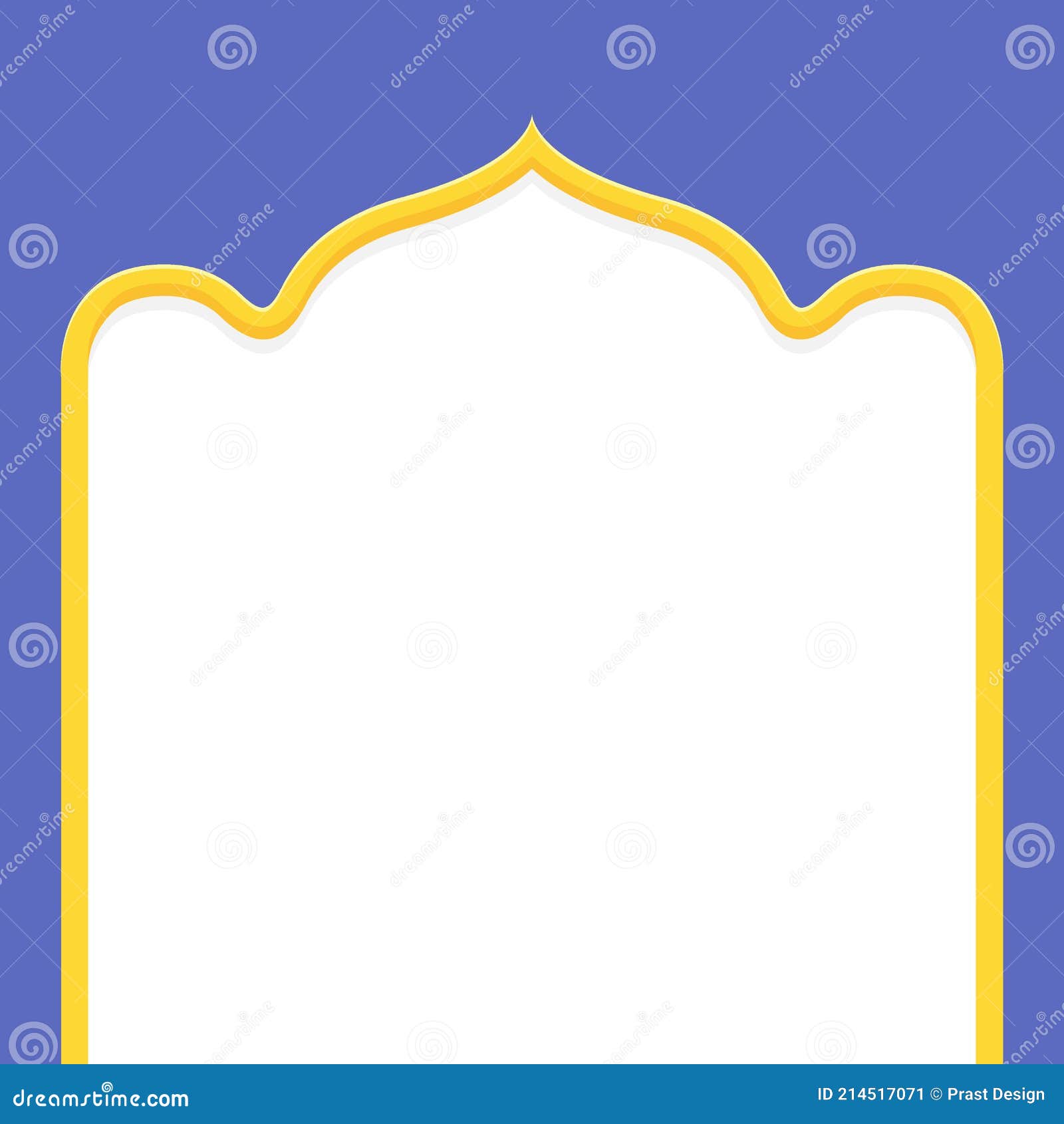 Islamic Decoration Vector Design Mosque Dome Shape Stock Vector ...