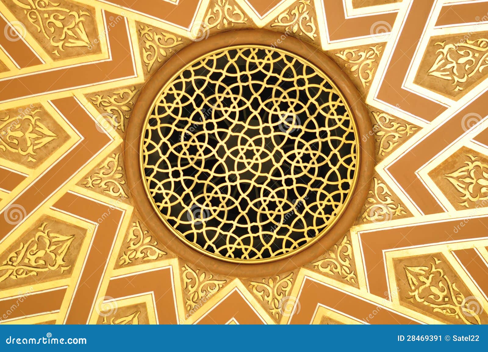 Islamic dome stock image. Image of design, eastern, decoration - 28469391