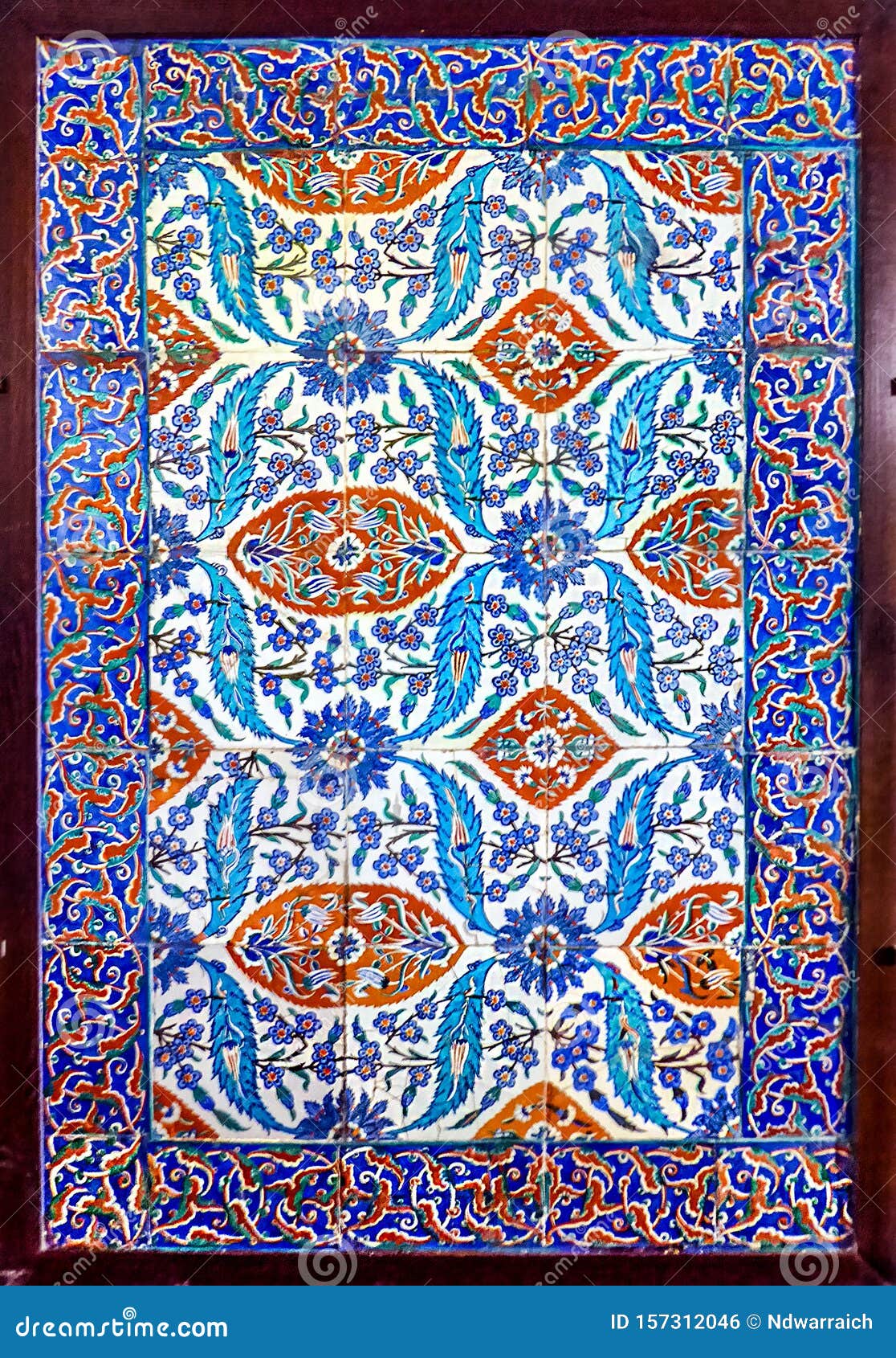 Islamic Mosaic Pattern Inside the Mosque Stock Photo - Image of design ...
