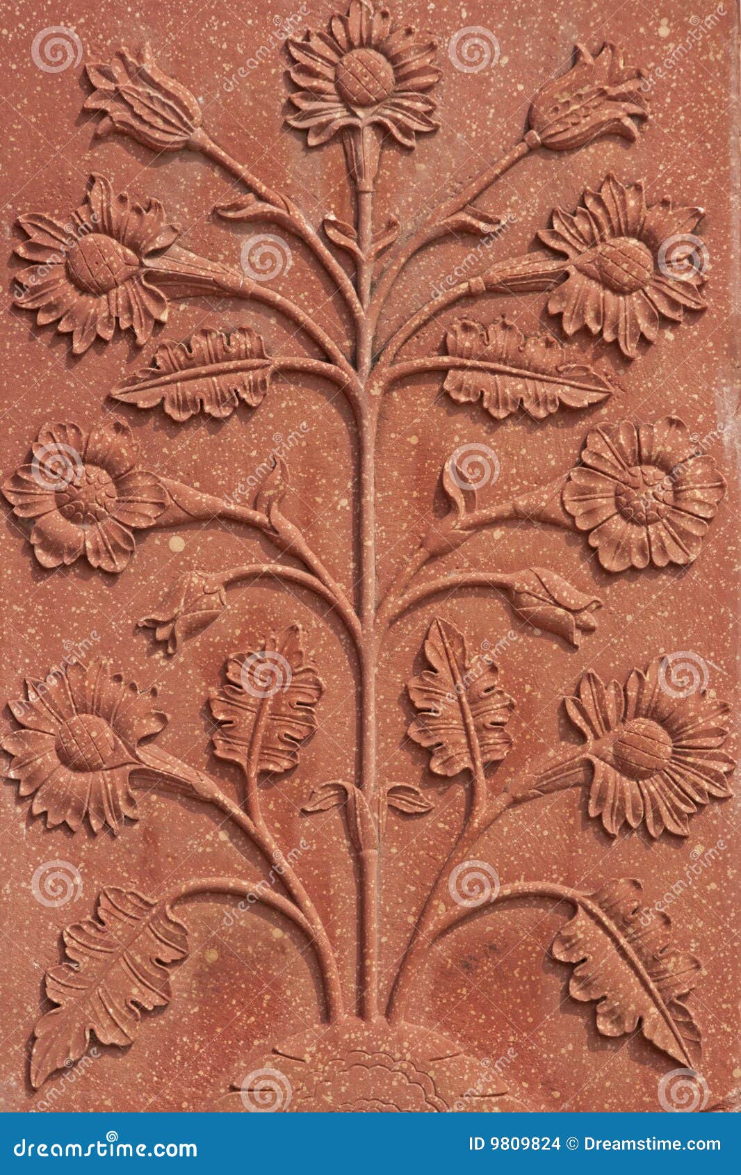 Islamic Flower stock photo. Image of decoration, mughal - 9809824