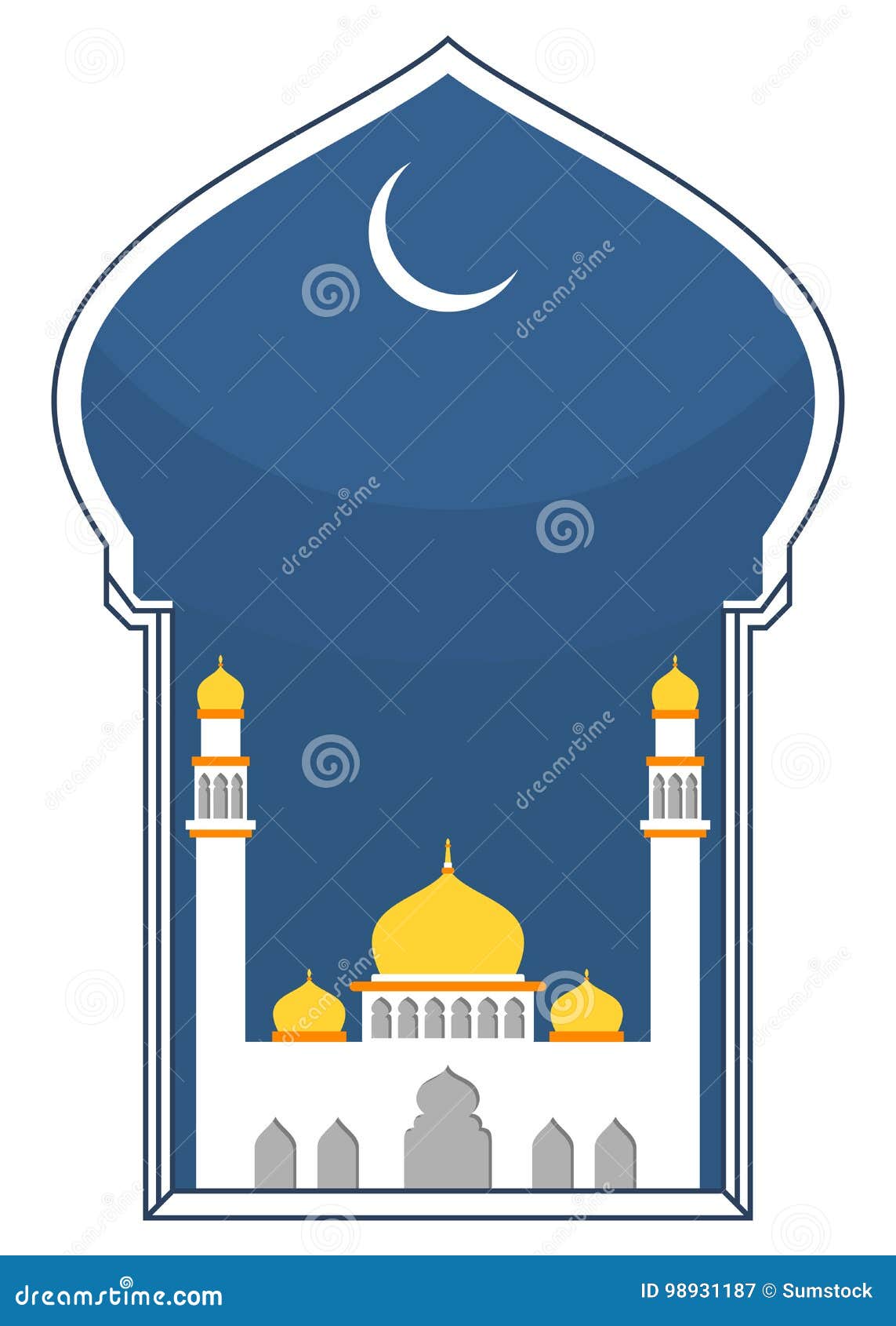 Mosque Flyer Background