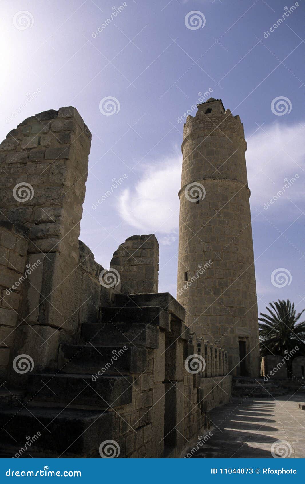 Islamic fort- Tunisia stock image. Image of blue, muslims - 11044873