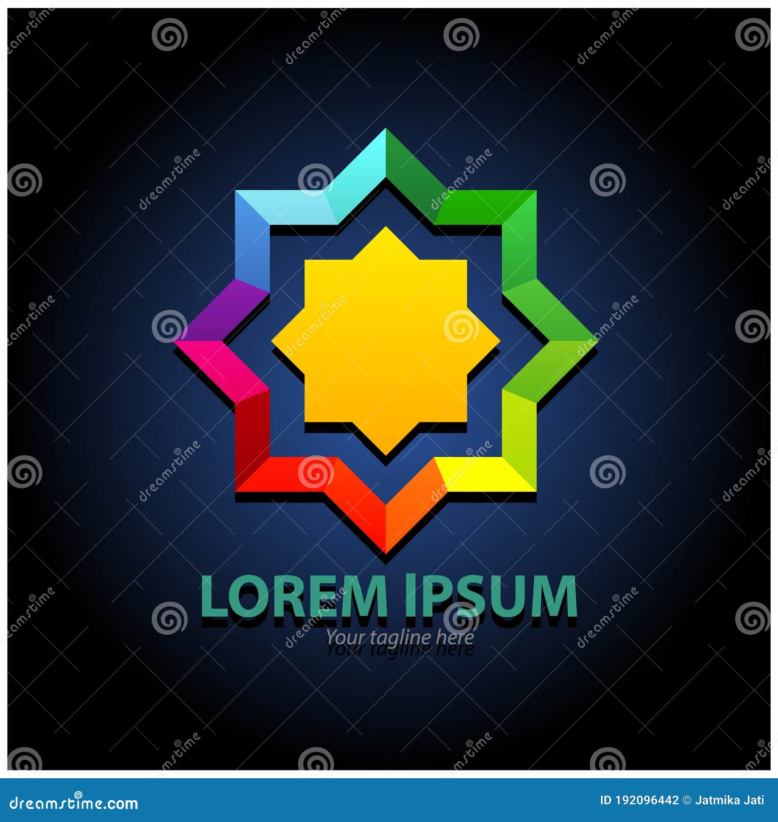 Shariah Law Concept With Scales Of Justice Under A Crescent Moon. Flat ...