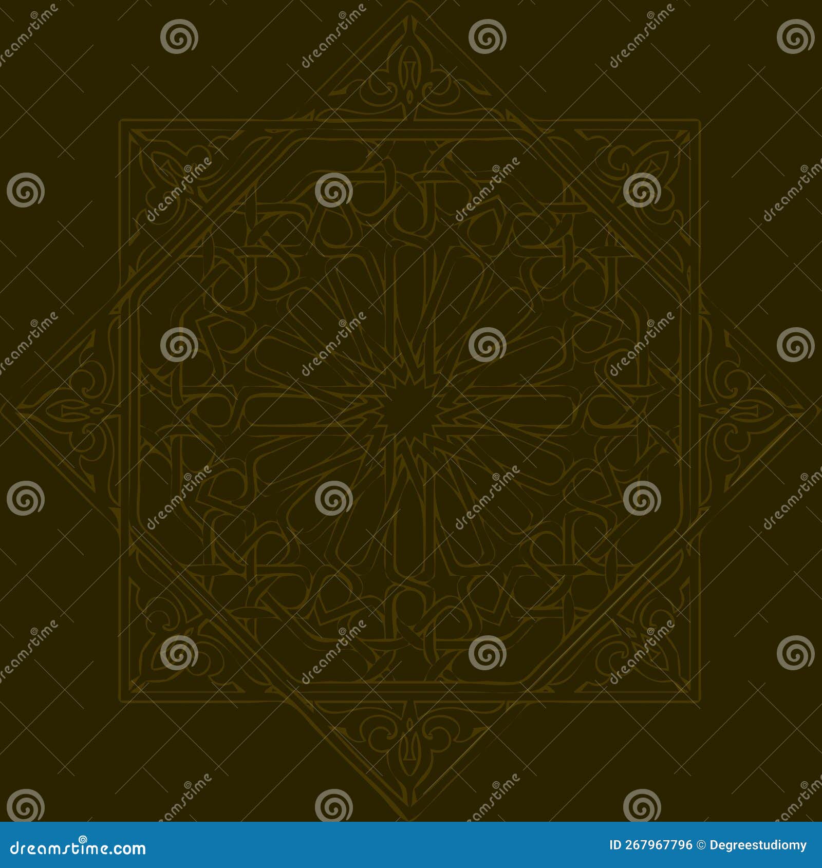 Islamic Geometry. Islamic Mosaic Pattern Stock Vector - Illustration of ...