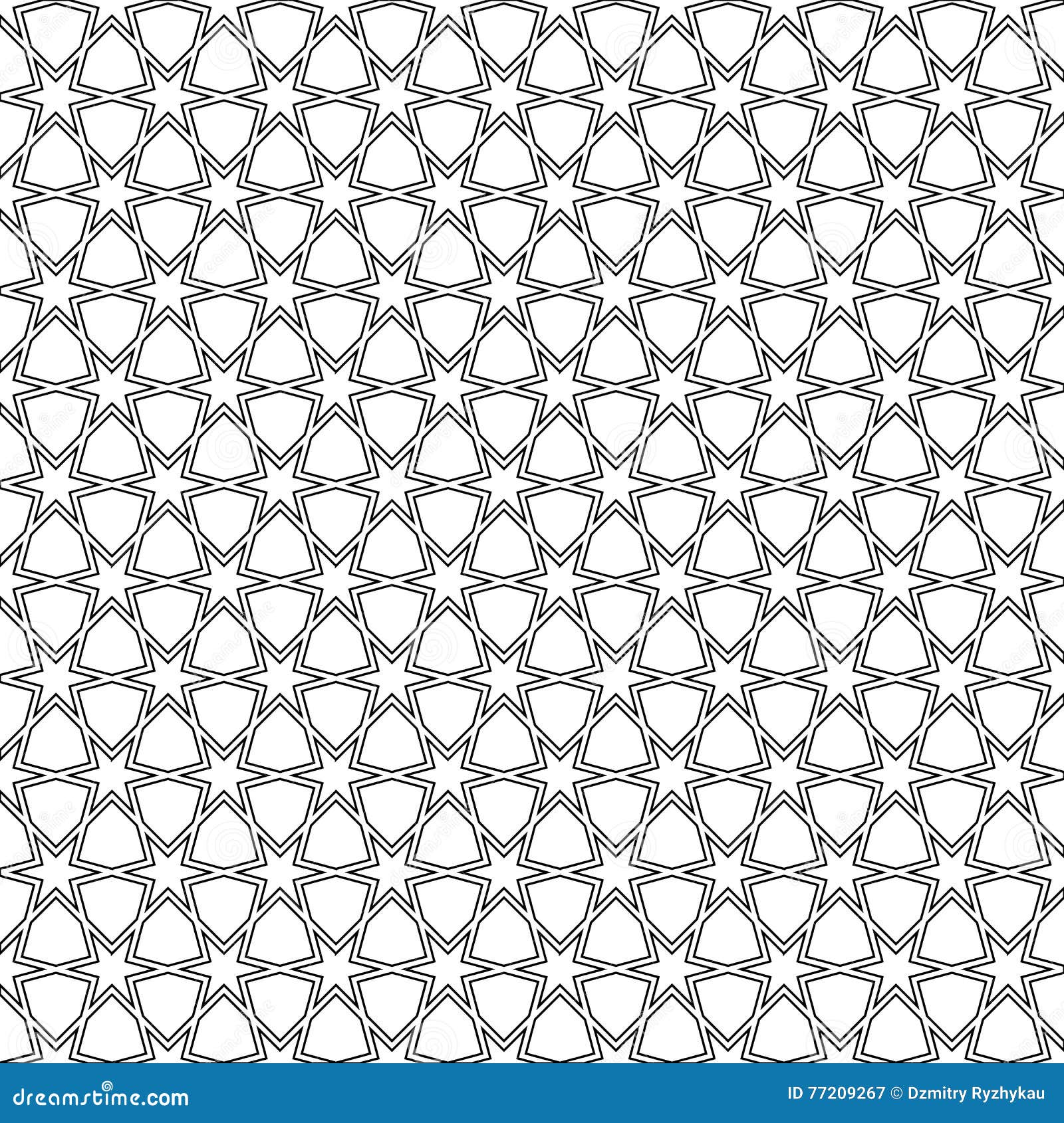 Islamic Girih Pattern Background Stock Illustration - Illustration of ...