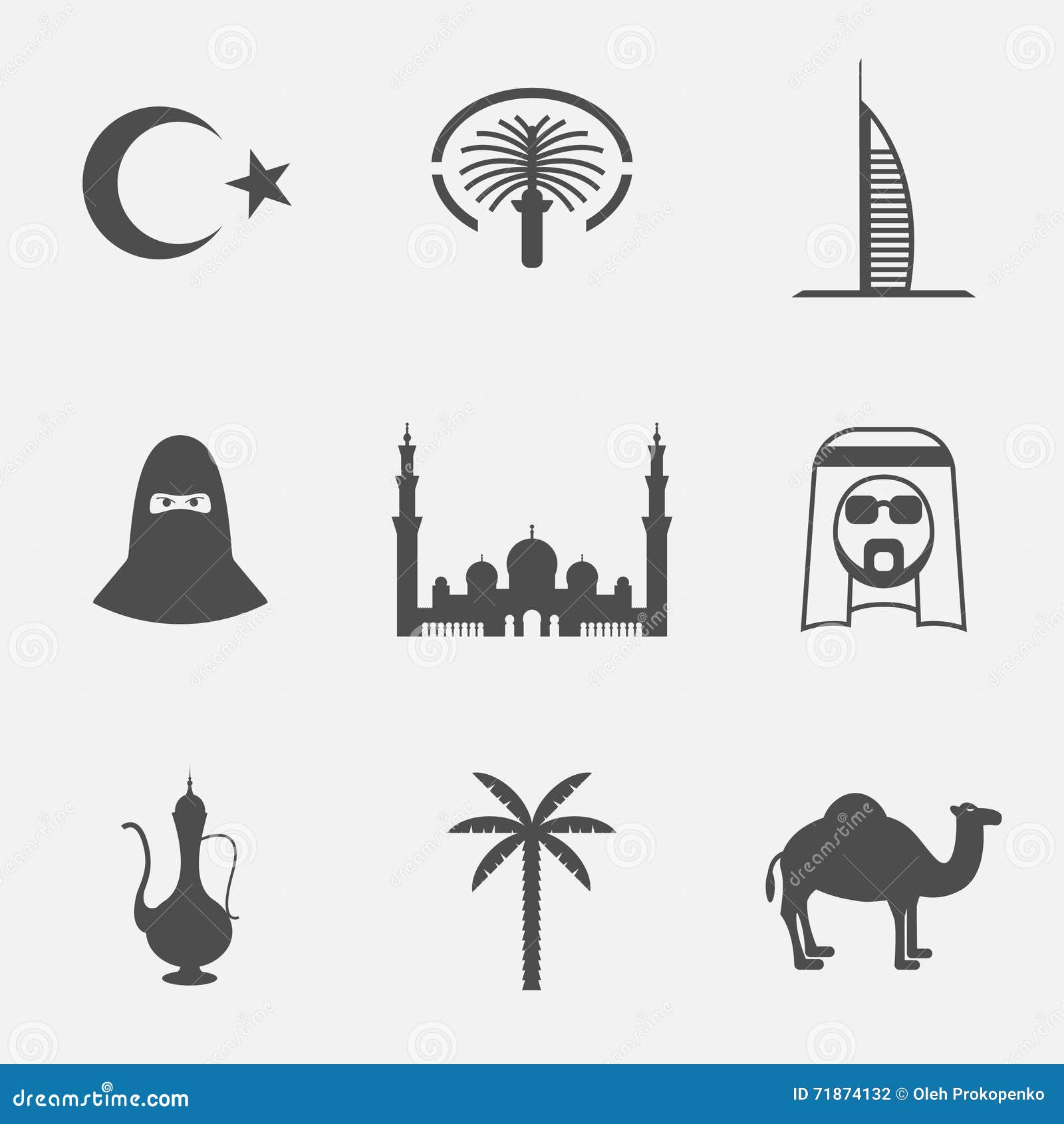 Islamic Icon, Mosque Icon-Vector Iconic Design | CartoonDealer.com ...