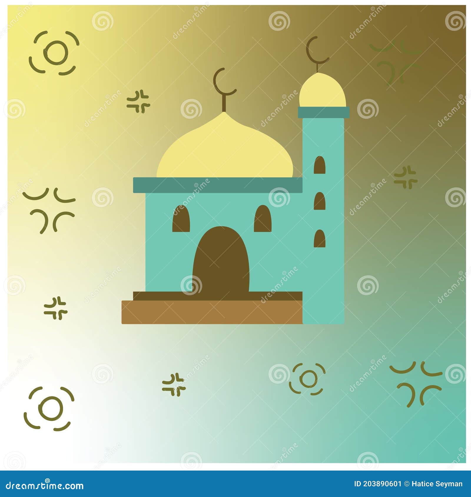 Islamic Icon Pack For Infographic And Apps Royalty-Free Stock ...