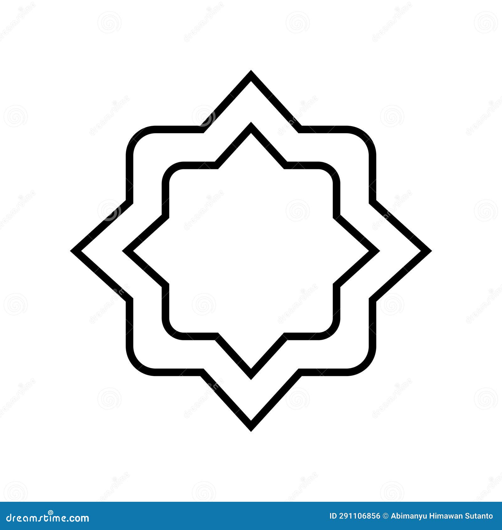 Islamic icon vector stock illustration. Illustration of koran - 291106856