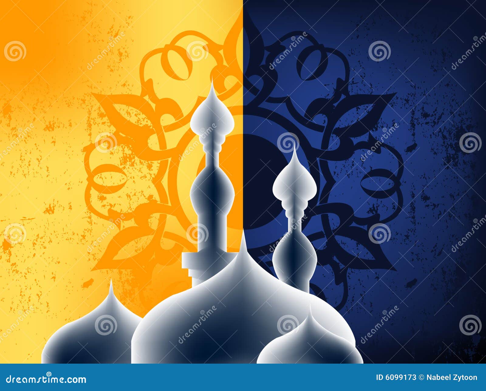 Islamic Illustration stock vector. Illustration of lighting - 6099173